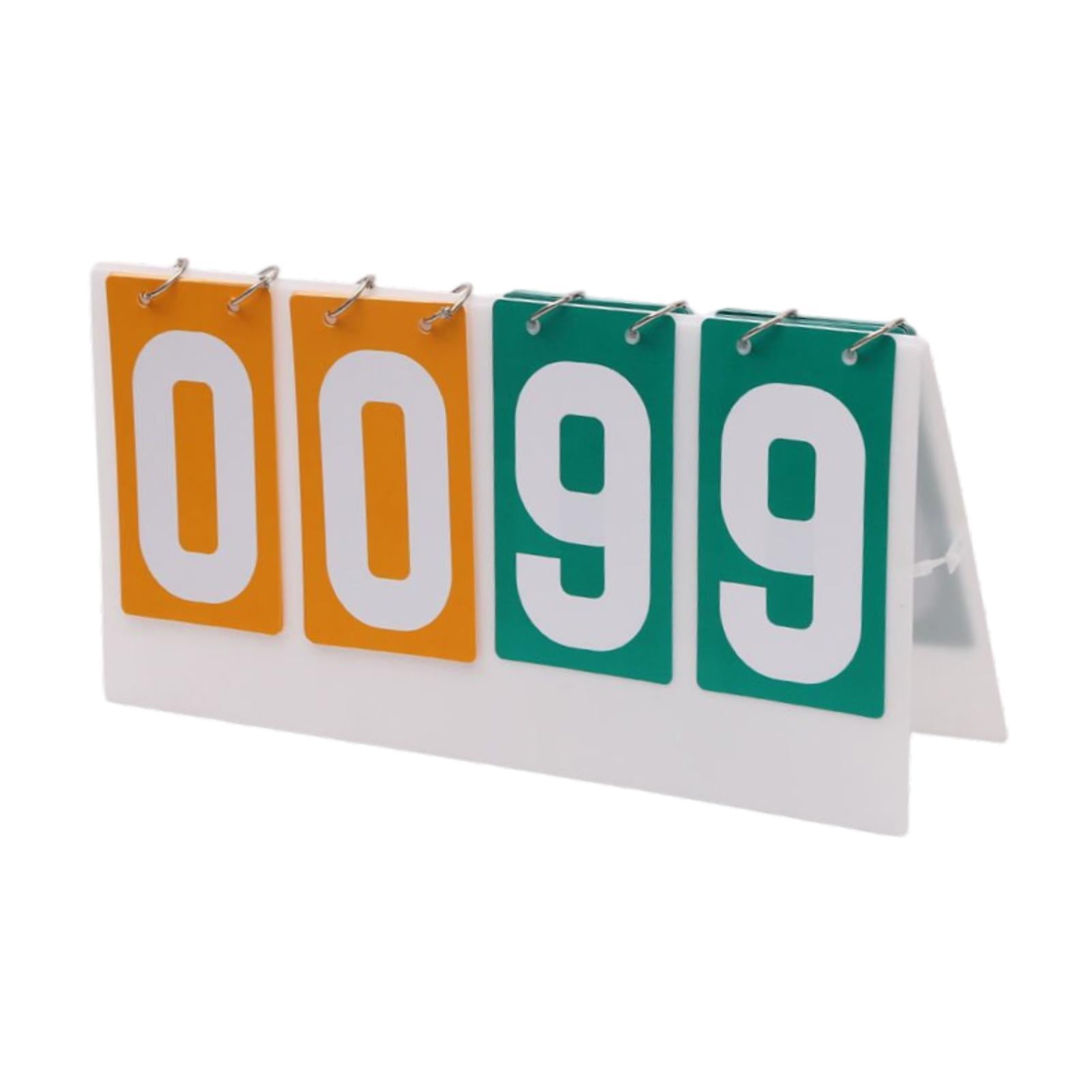 APLVFFZH Sports Scoreboard Badminton Score Board Flips Counter Board ...