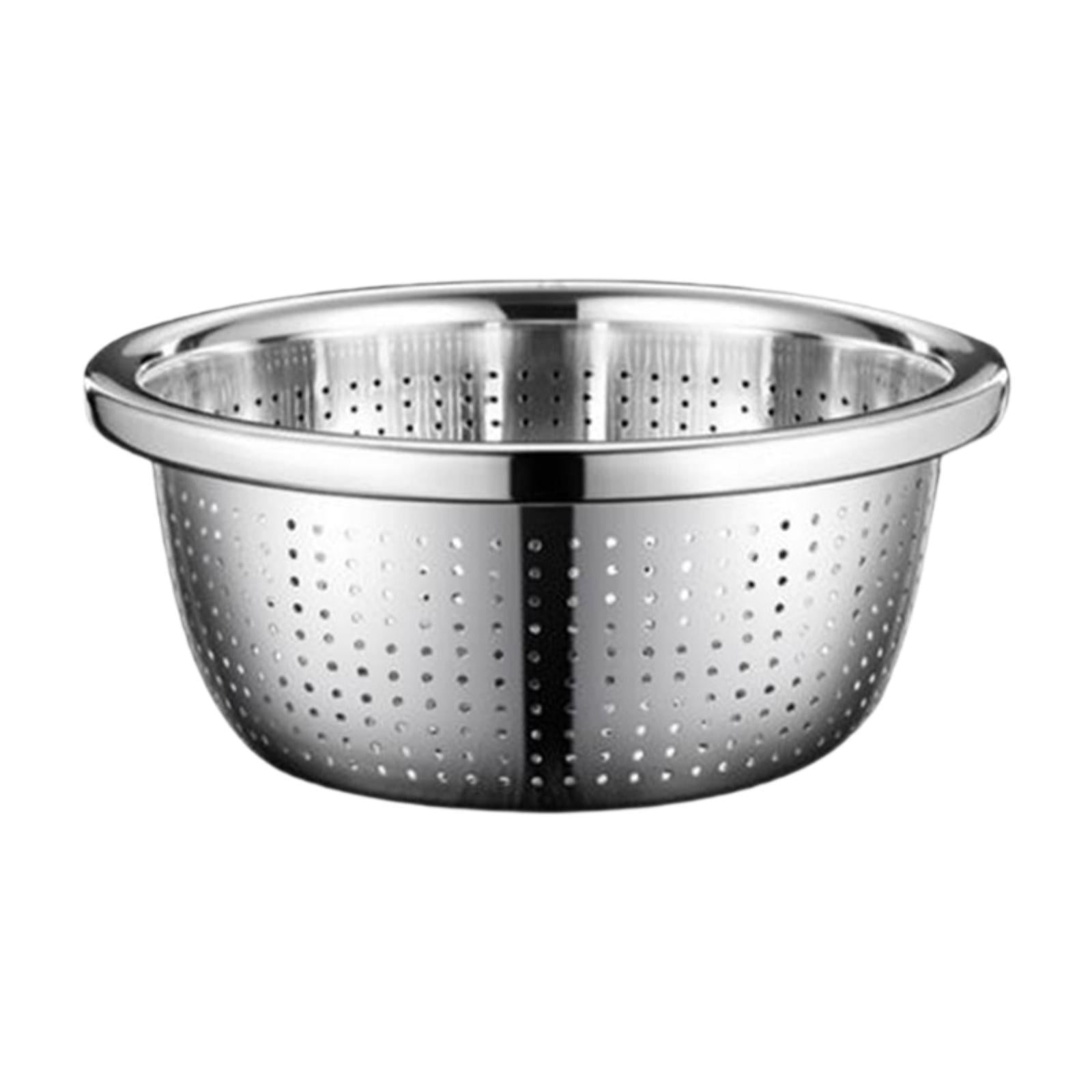 APLVFFZH Stainless Steel Colander Strainer 201 Stainless Steel Metal ...
