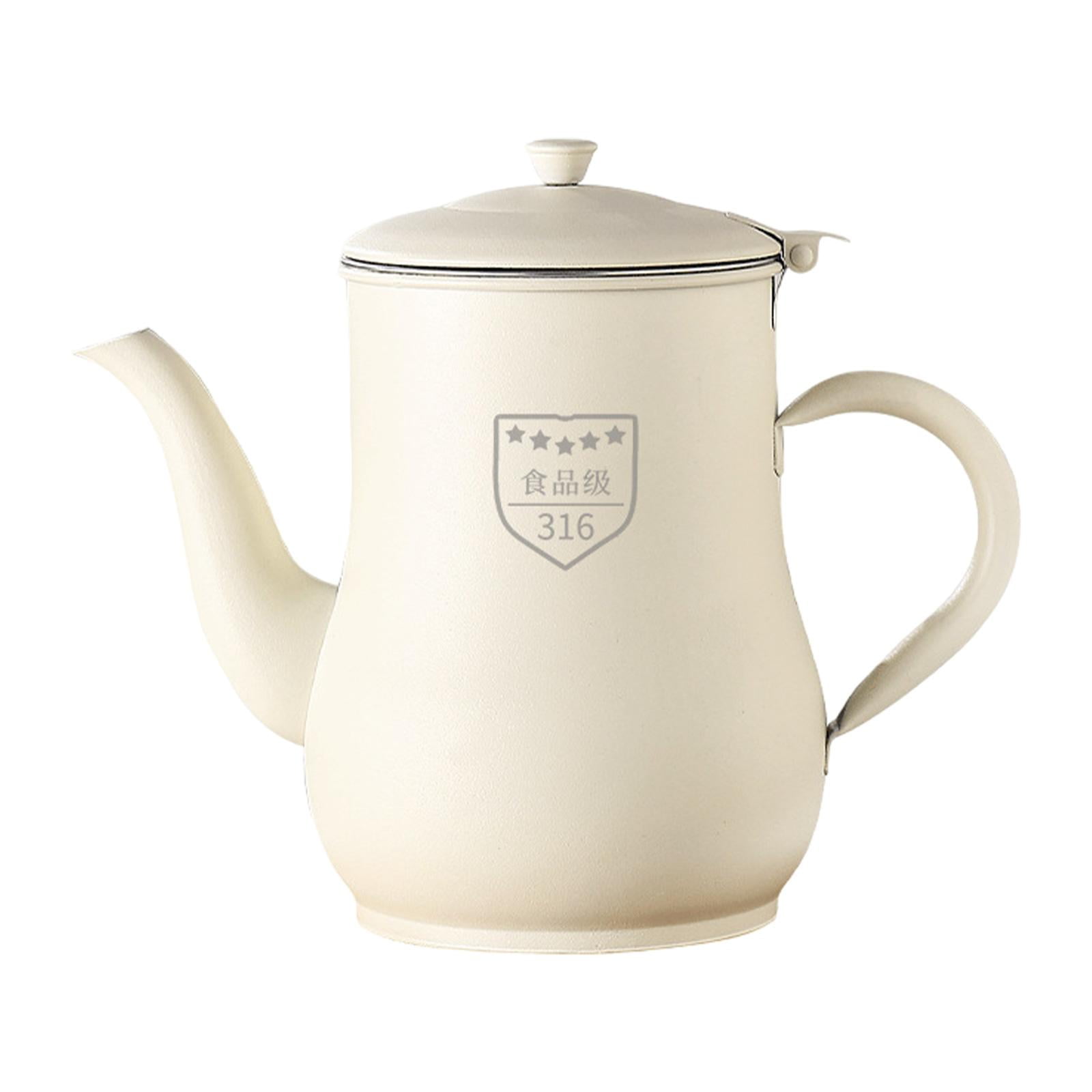 APLVFFZH Stainless Steel Oil Pot Easy to Fill Kitchen Oil Container ...