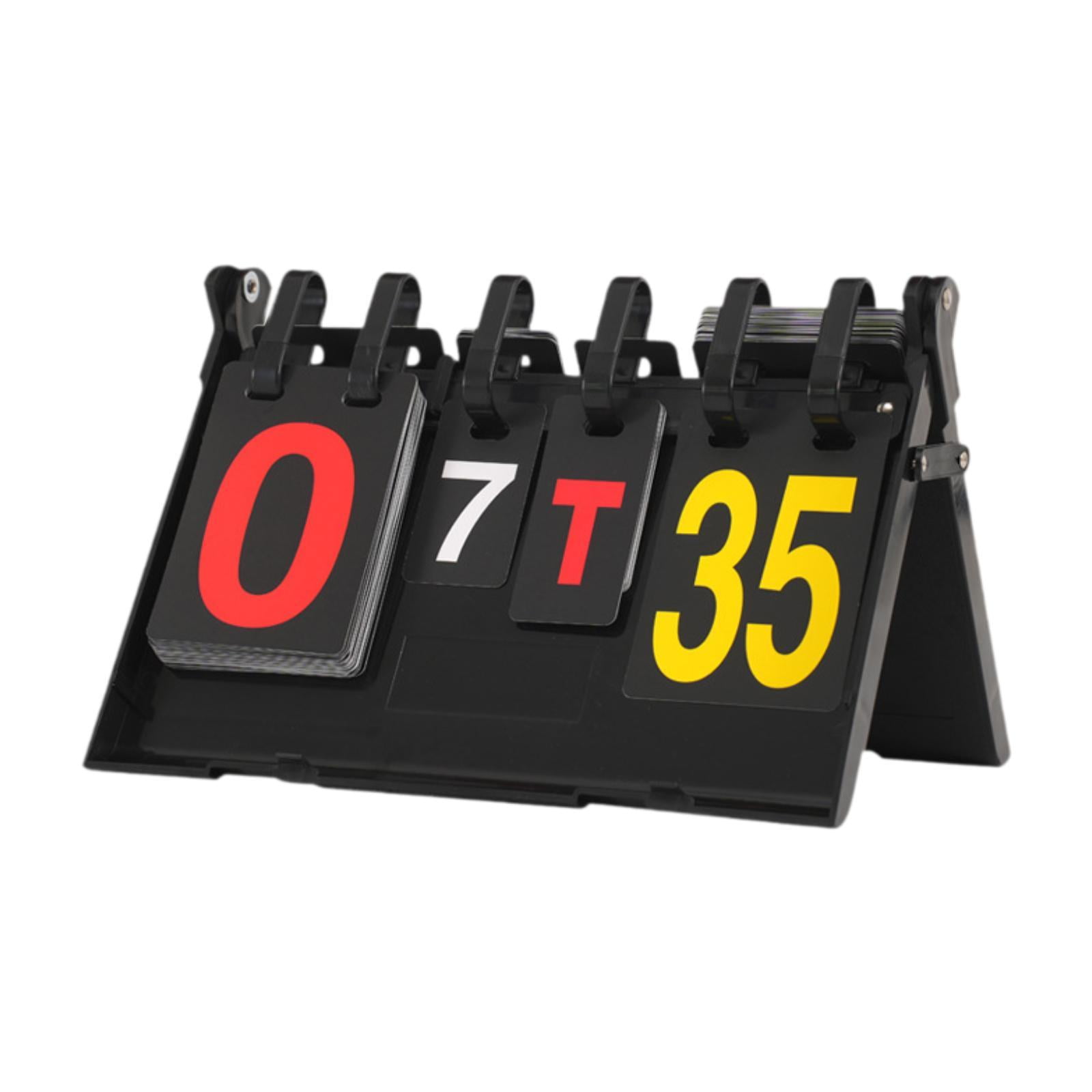 APLVFFZH Table Scoreboard Score Board Flip Score Keeper Portable ...
