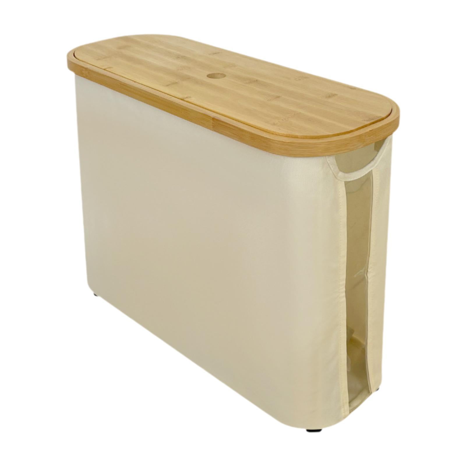 APLVFFZH Toilet Paper Storage Basket Foldable Tissue Bin with Handle ...
