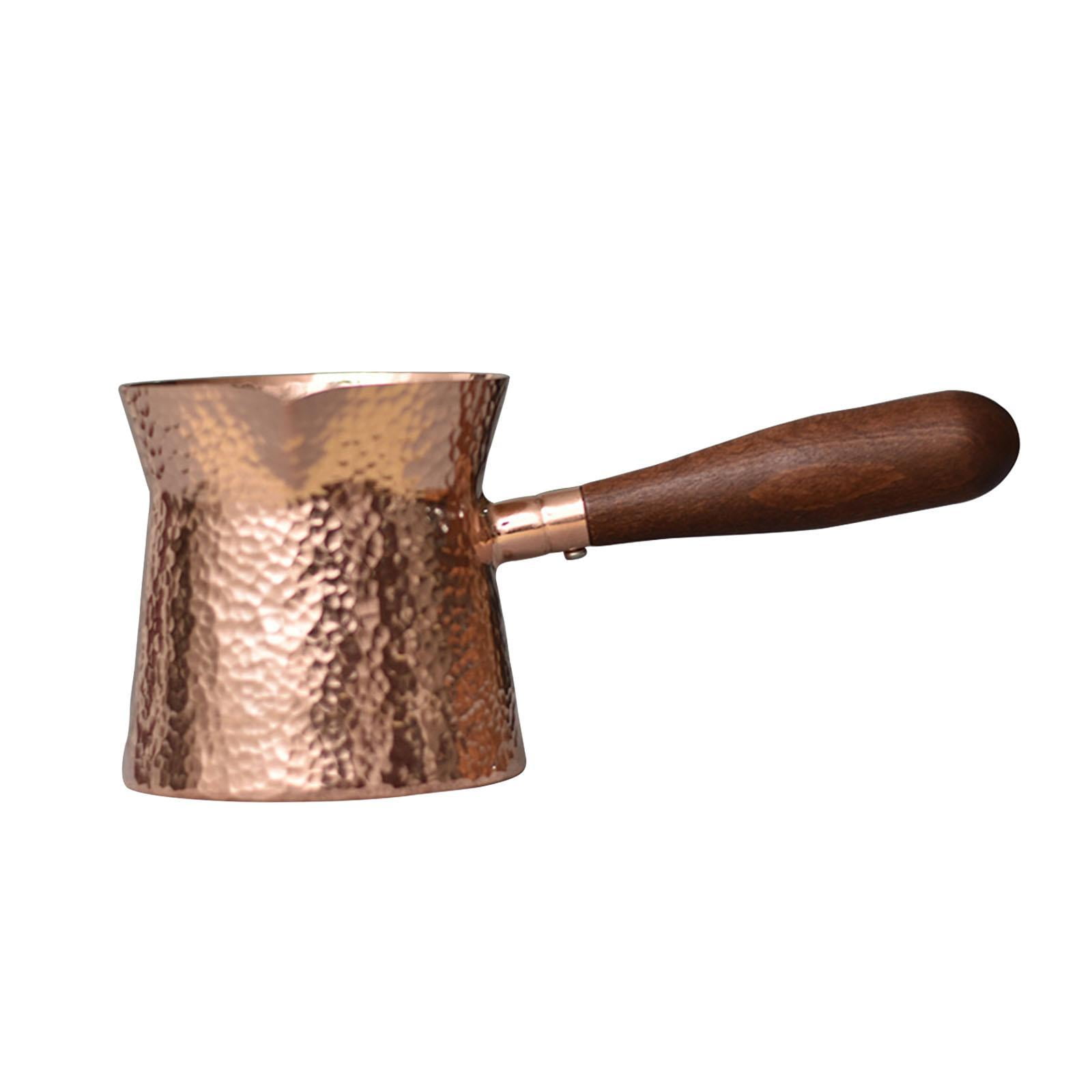 APLVFFZH Turkish Coffee Pot Arabic Greek Pot Wooden Handle Heavy Duty ...