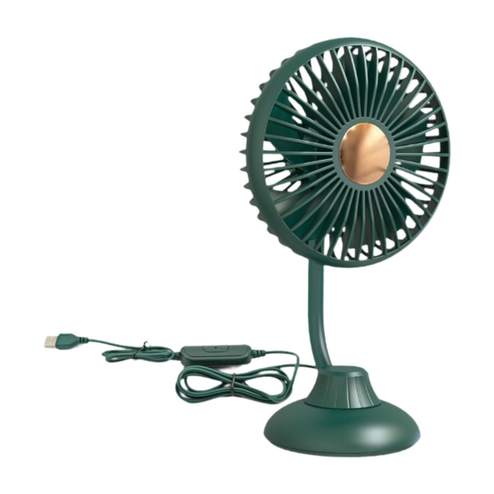 APLVFFZH USB Desk Fan 3 Speeds Airflows Lightweight Quick Cooling ...