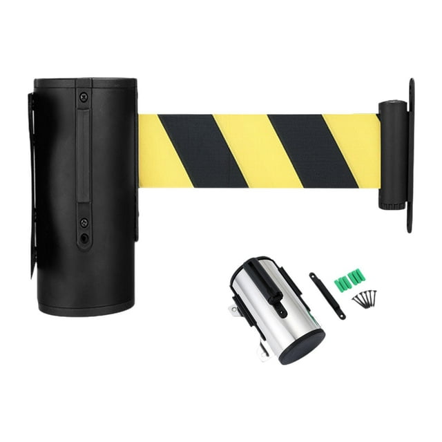 APLVFFZH Wall Mount Retractable Belt Barrier Crowd Control Barrier ...