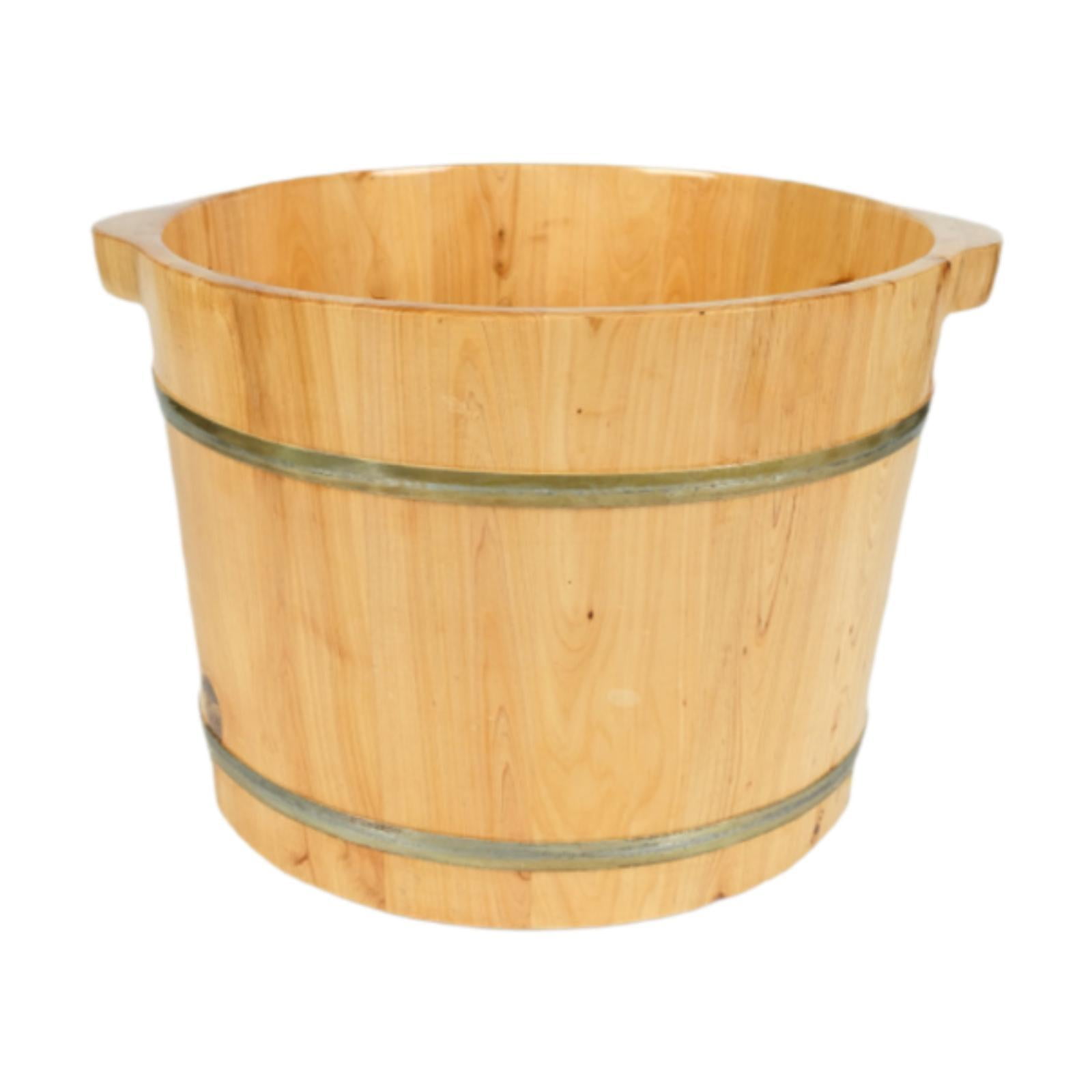 APLVFFZH Wooden Foot Basin Foot Bath Use Comfort Foot Bath Basin ...
