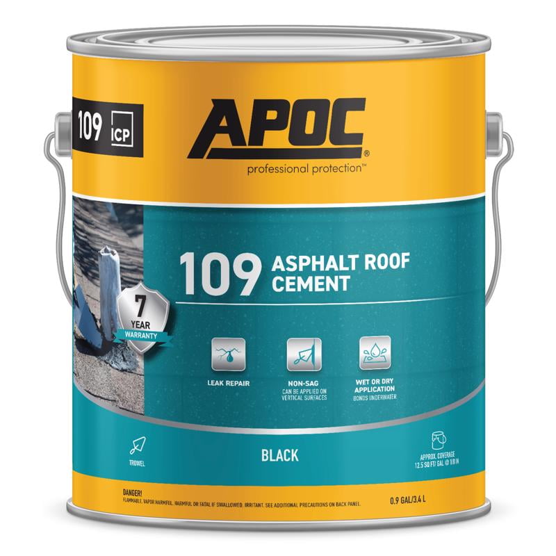 ROOF CMNT ASPHL BLK 1GAL (Pack of 4) - Walmart.com