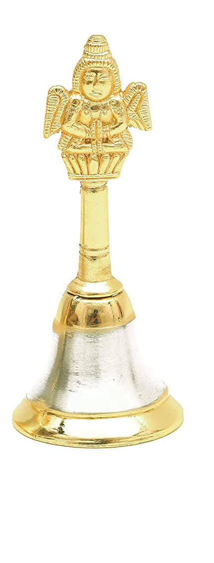 APOEM Pooja Mandir Bell Brass Pooja Ghanti Mandir Decorations Items ...