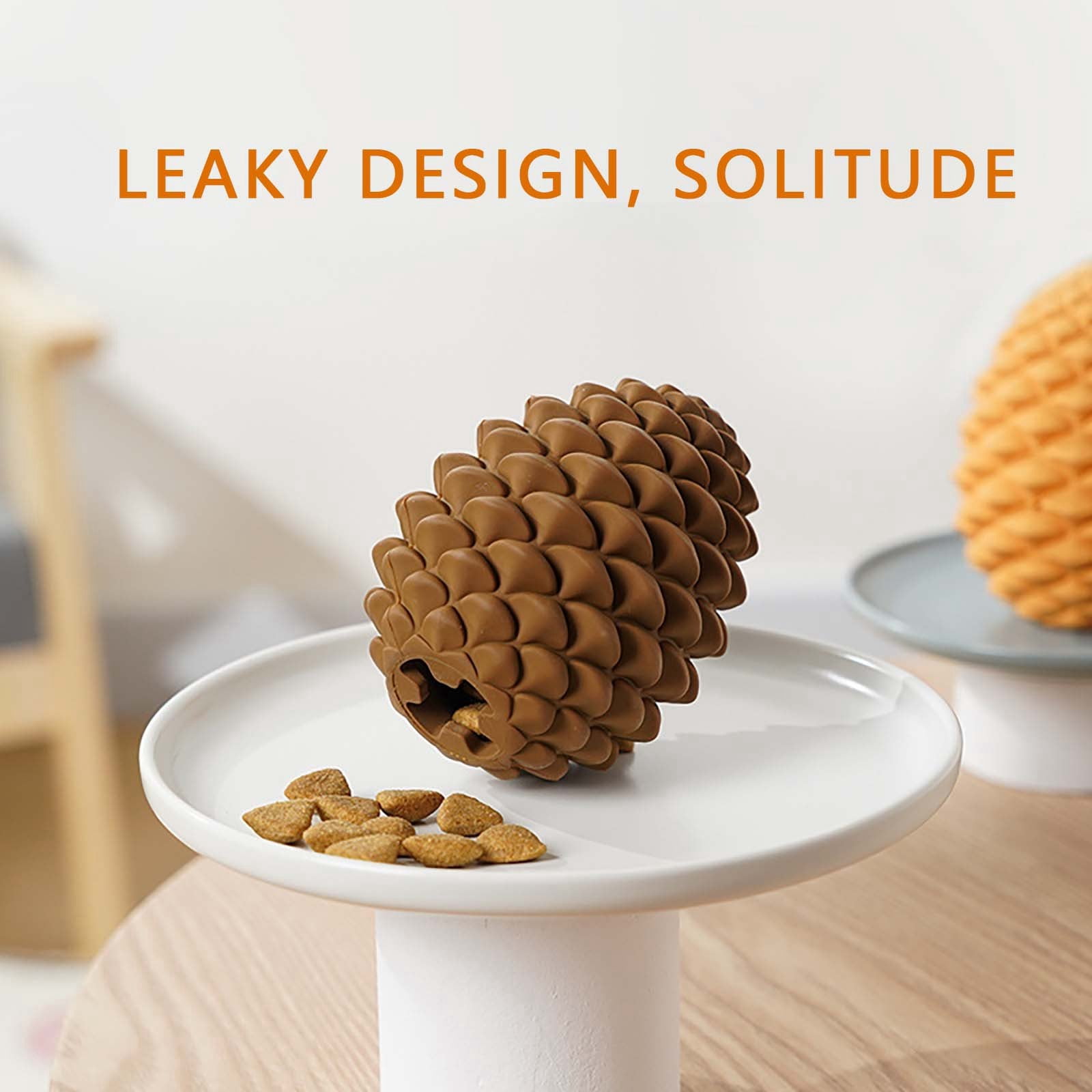 APOKIOG Biomimetic Pineapple Dog Toy Interactive Card Food Pet Products ...