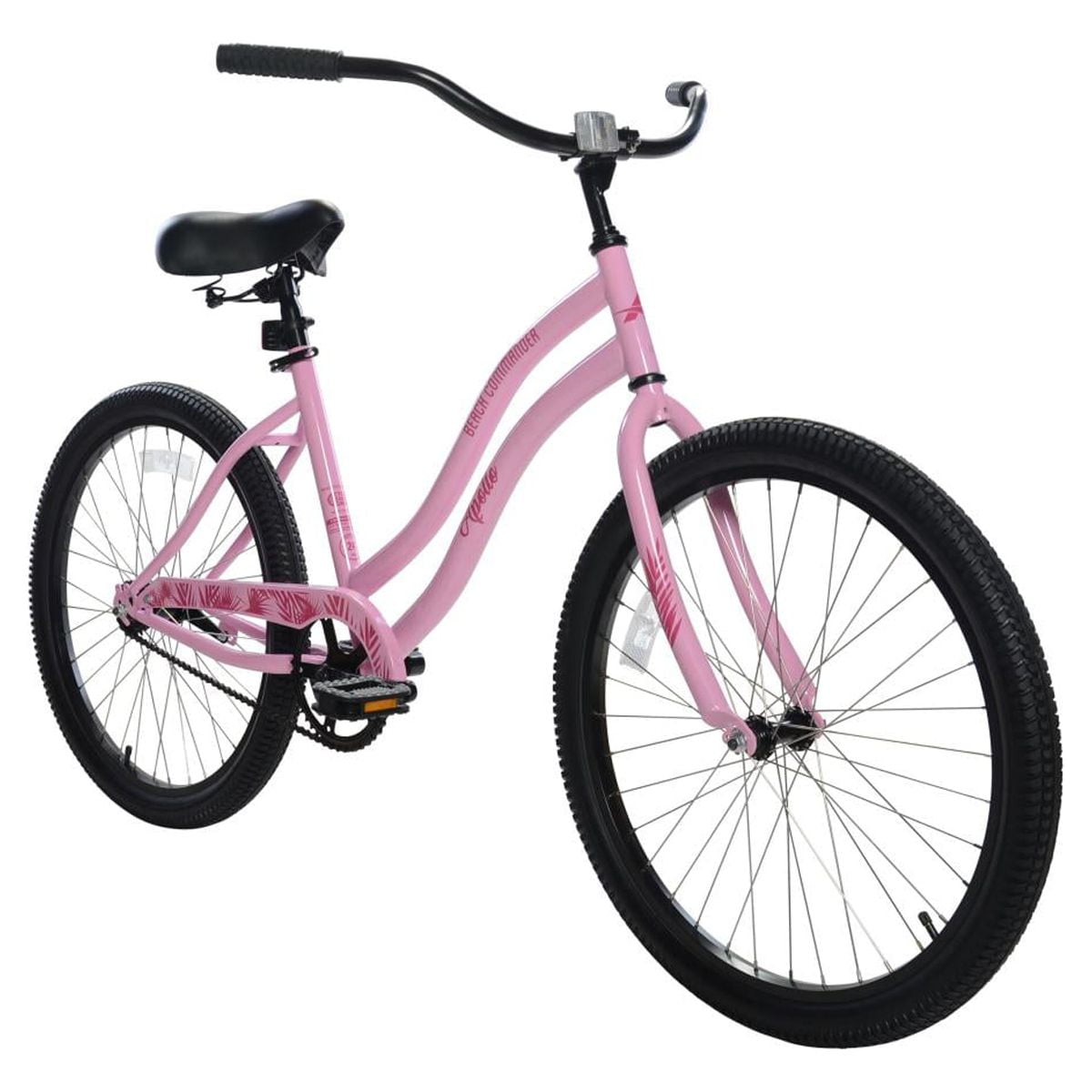 APOLLO 24 In. Beach Commander, Single Speed, Rust-Resistant Cruiser ...