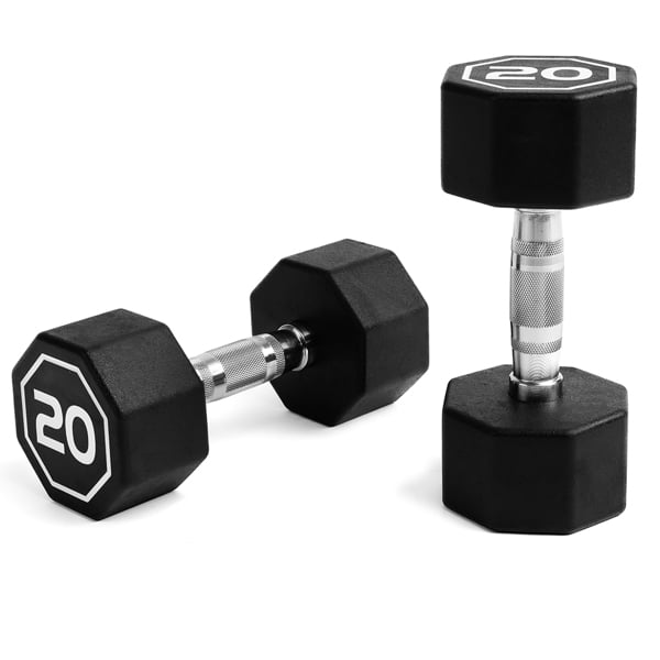 APOLLO IR3920 Premium Octagonal Dumbbell Large Numbers Hard Chrome ...