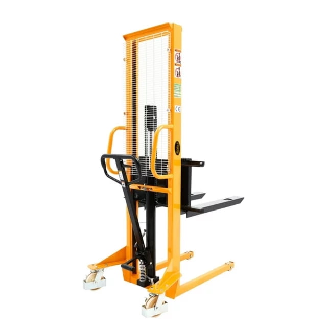 "APOLLOLIFT Hydraulic Manual Forklift, 1100lbs Hand Walkie Stacker, 63 ...