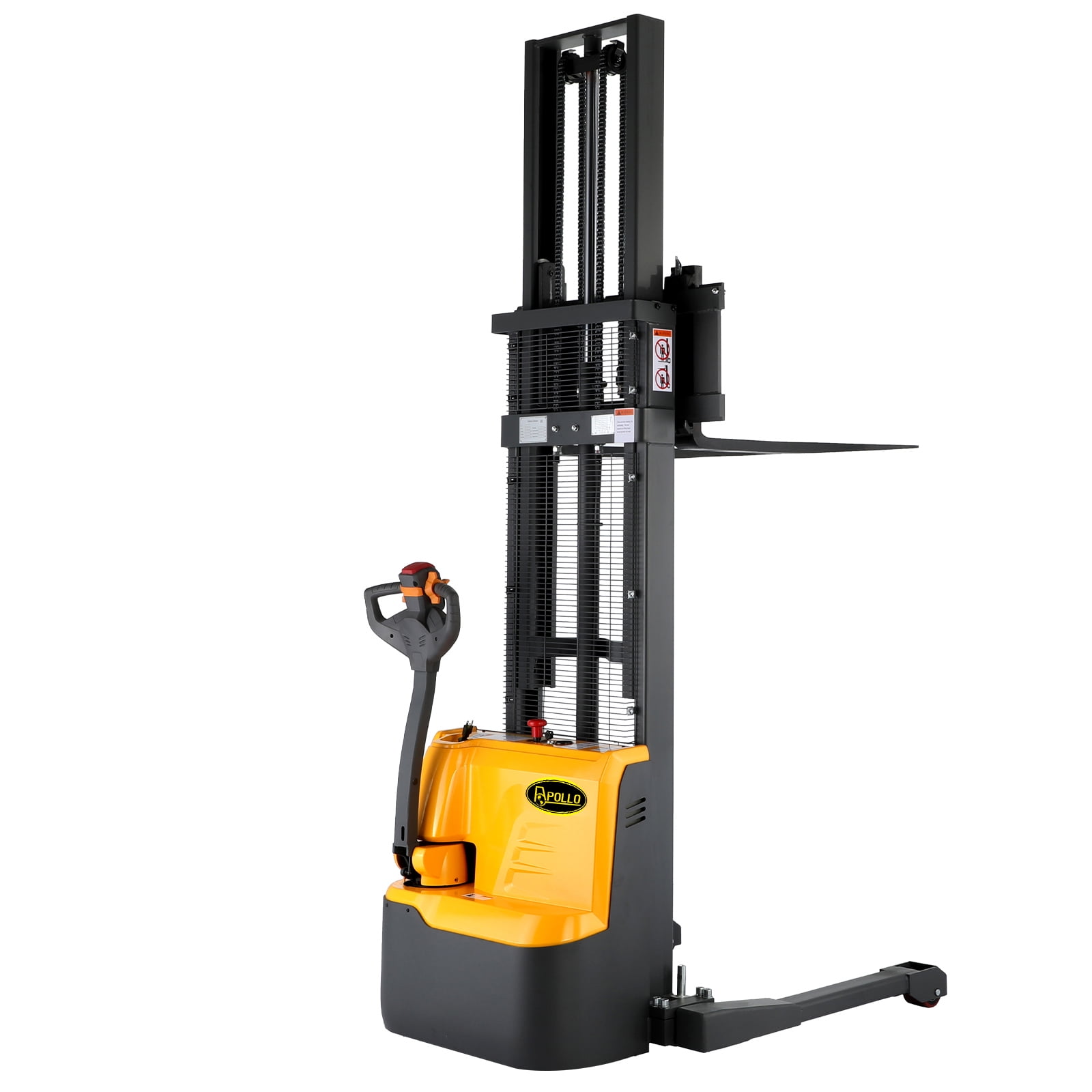 APOLLOLIFT 118" Lift Full Powered Electric Walkie Pallet Stacker ...