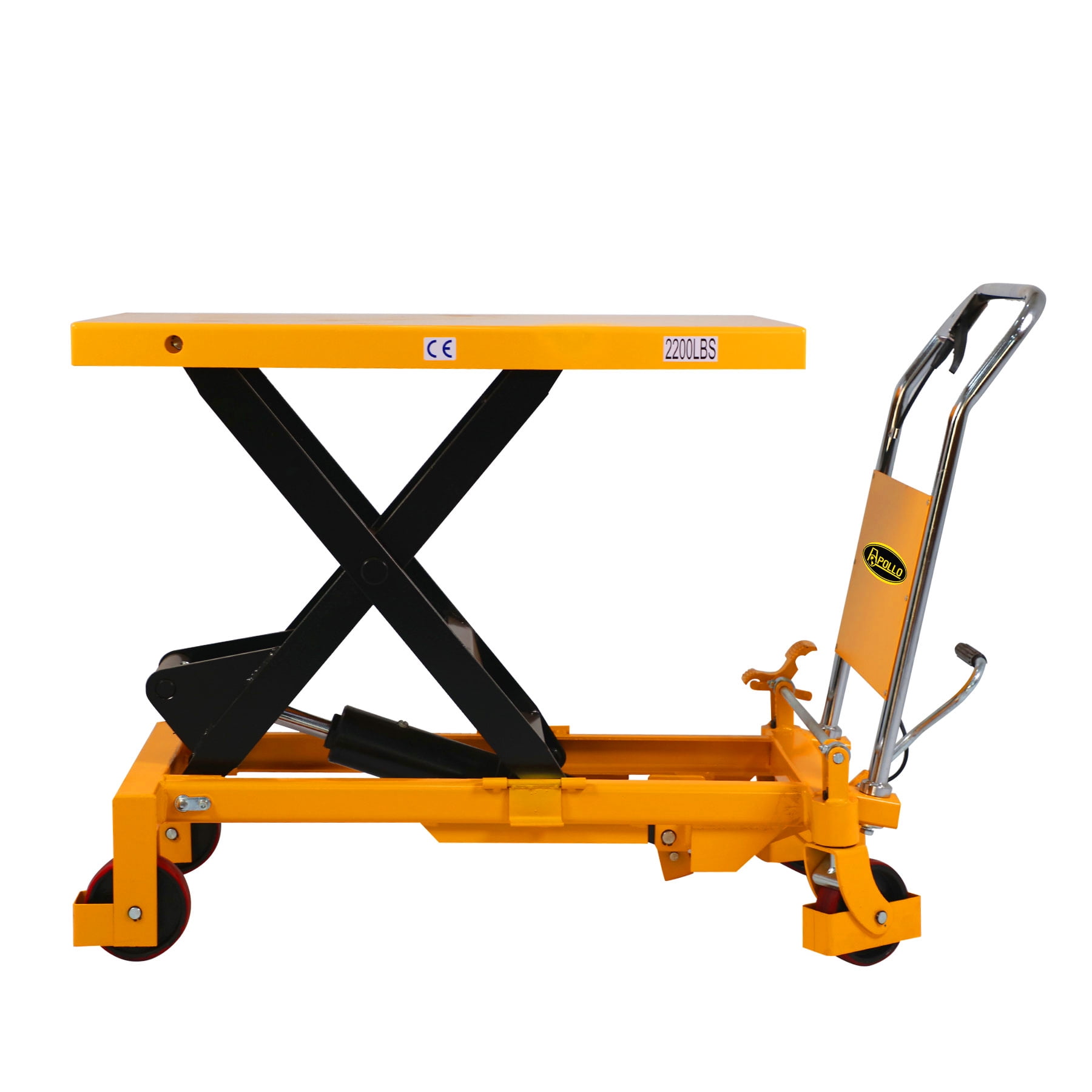APOLLOLIFT 2200lb Huge Capacity Scissor Lift Table Hydraulic Hand ...
