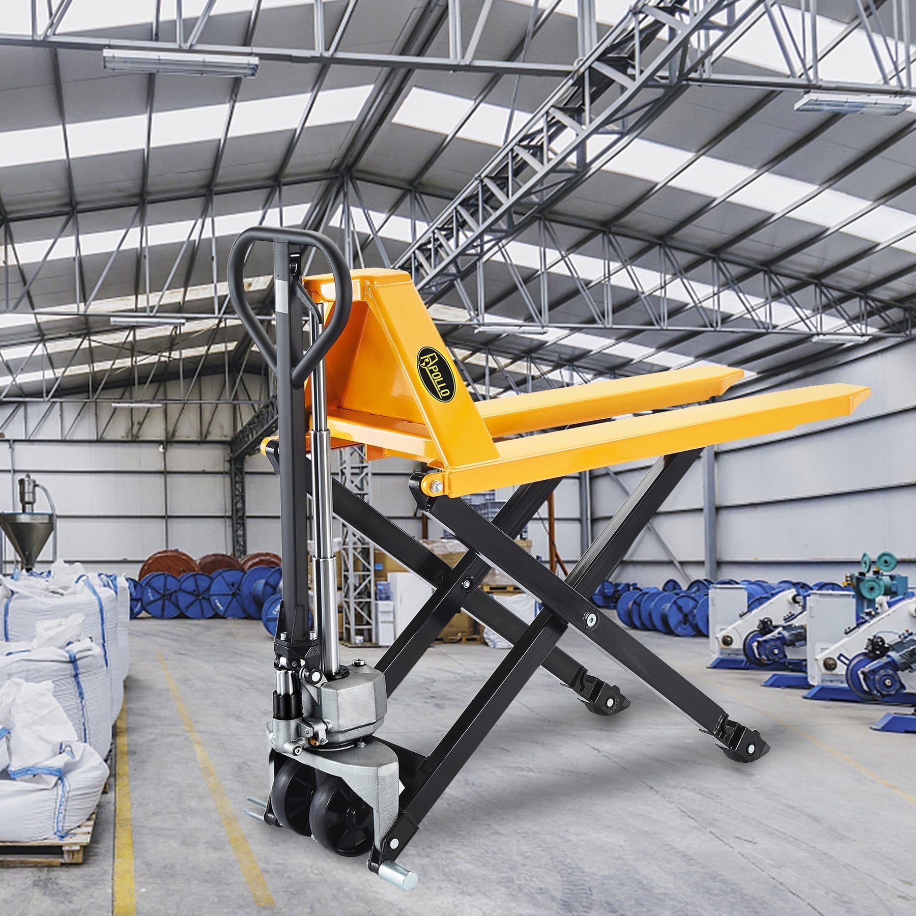 APOLLOLIFT 2200lbs Manual Scissor High Lift Jack Hand Pallet Truck 31.5 ...