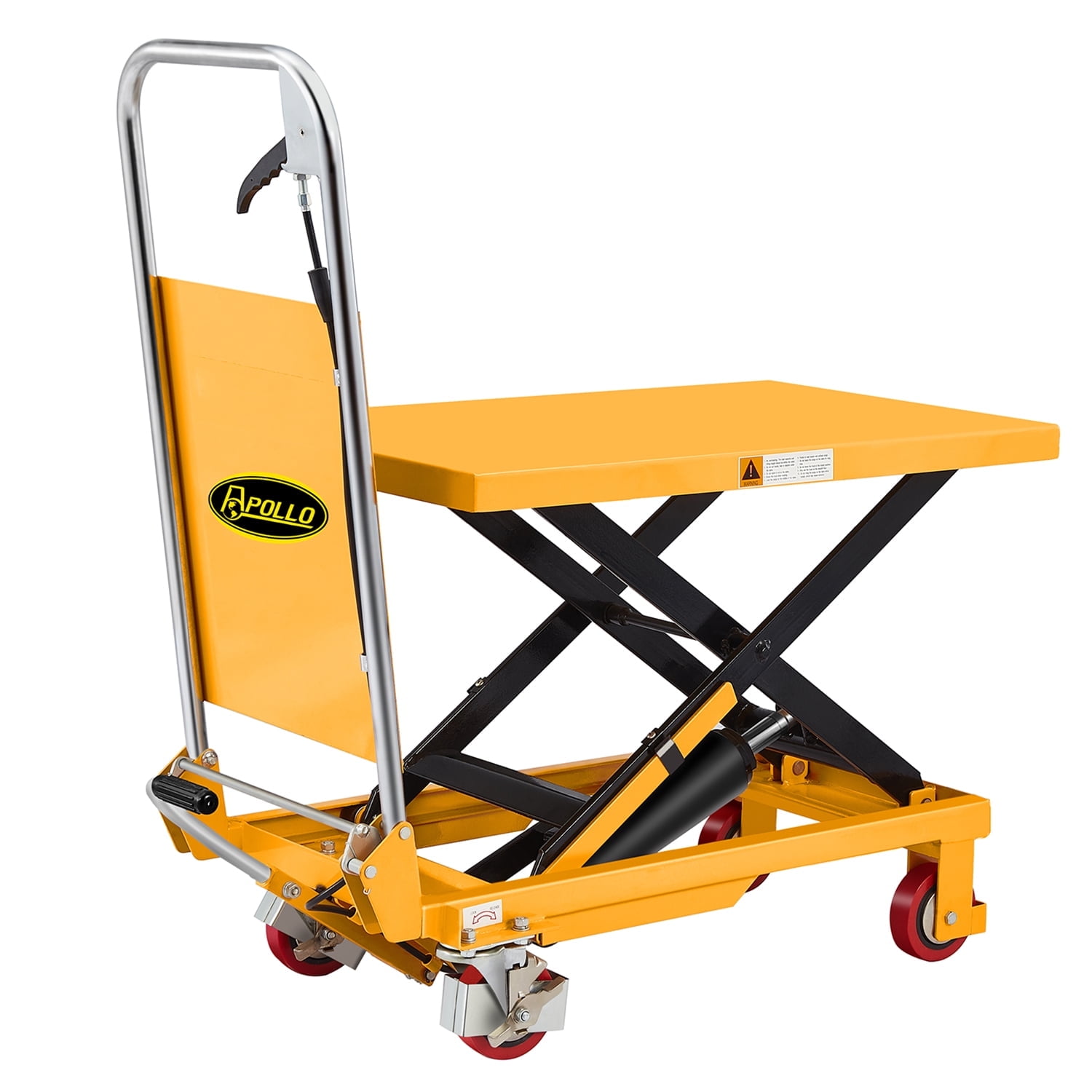APOLLOLIFT 330lb Hydraulic Scissor Lift Table, 29" Lifted, 25 Foot ...