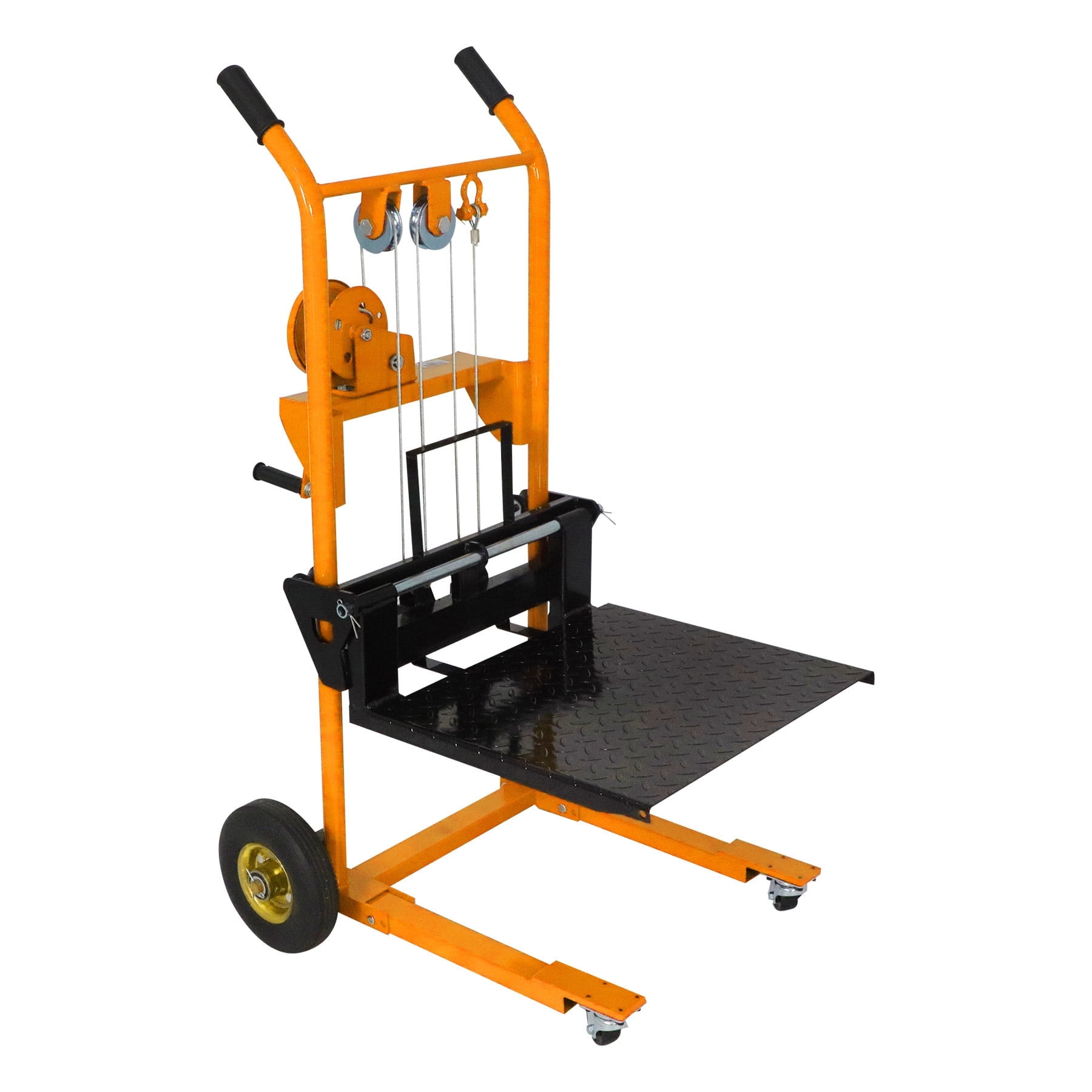 APOLLOLIFT 330lb Material Lift Winch Stacker W/Removable Platform ...