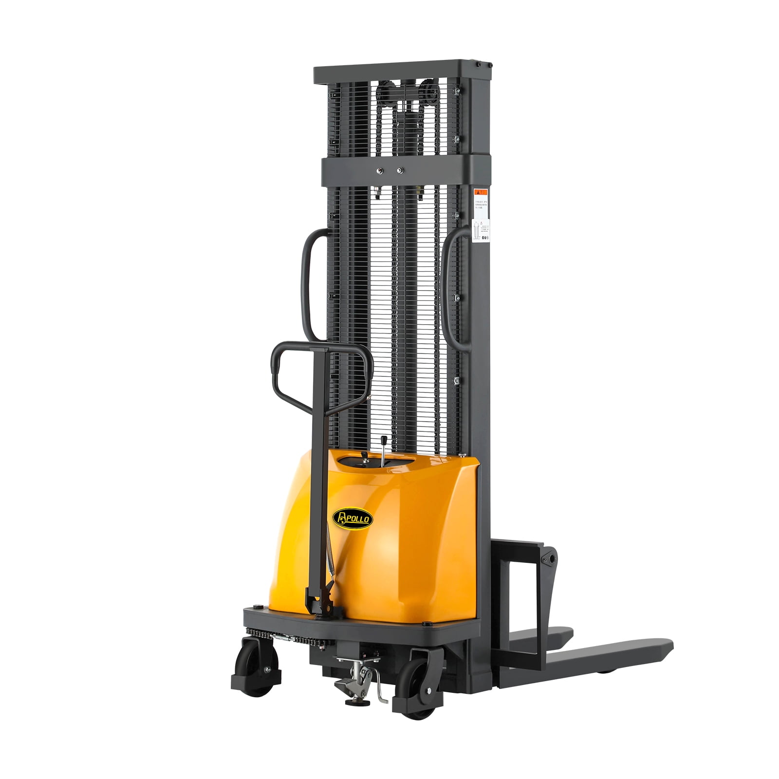 "APOLLOLIFT Battery Powered Walkie Pallet Stacker, 3300lb Semi Electric ...