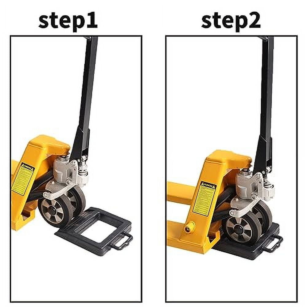 APOLLOLIFT Pallet Jack Stopper,2PC Pallet Truck Chock, Rubber Heavy ...