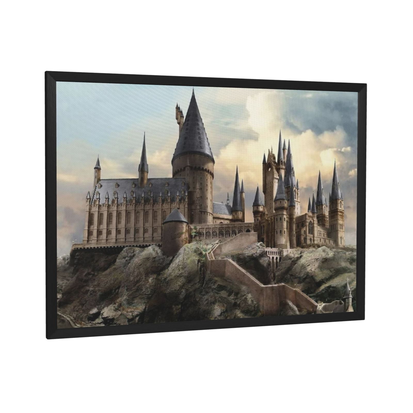 APOSTY Harry Potter Hogwarts Castle Poster Mural Artwork Canvas ...