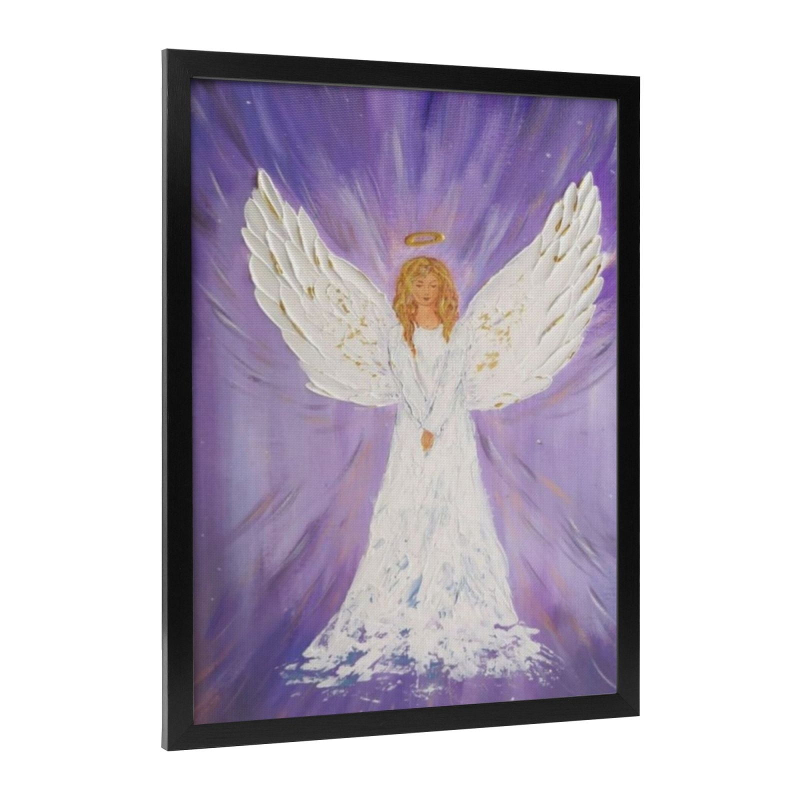 APOSTY Posters White Angel Wings Poster Christmas Angel Wall Art ...