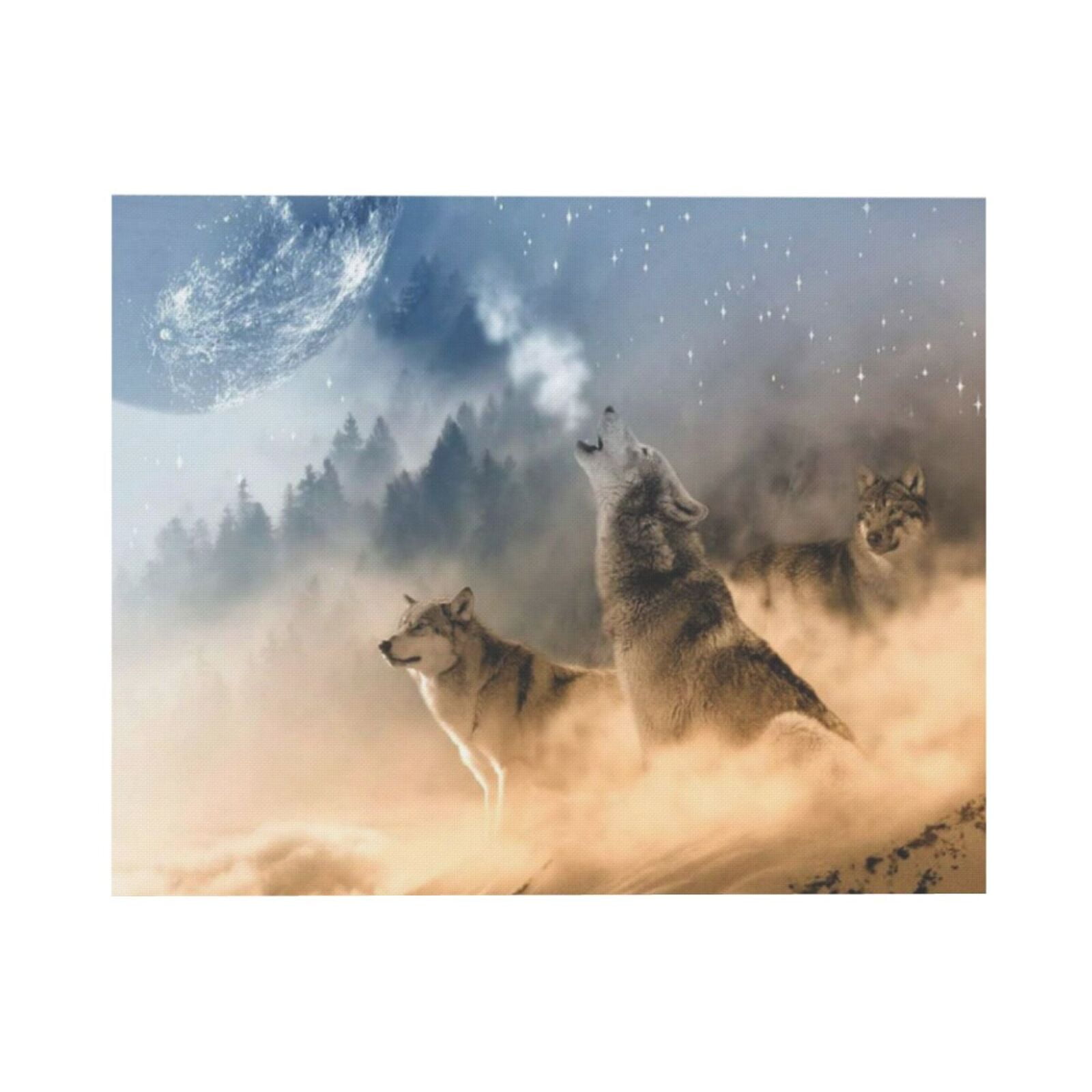 APOSTY Wolf Poster - Wolf Wall Art - Wolf Pictures - Wolf Paintings ...