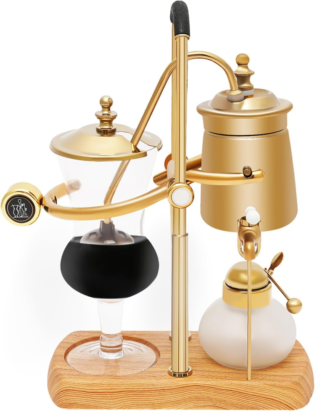 APOUDM Vintage Belgium Pot Balance Syphon Siphon Coffee Maker Gold ...