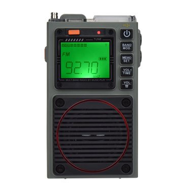 Sangean WR-2CL, Clear AM/FM Table Top Radio with Portable Clock ...