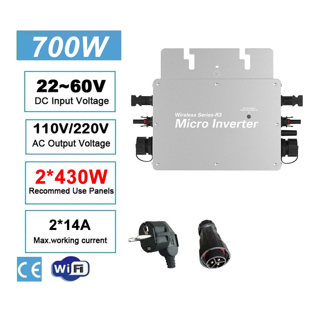 APP Monitoring Inverter 120/230V Solar Inverter For Photovoltaic Module ...