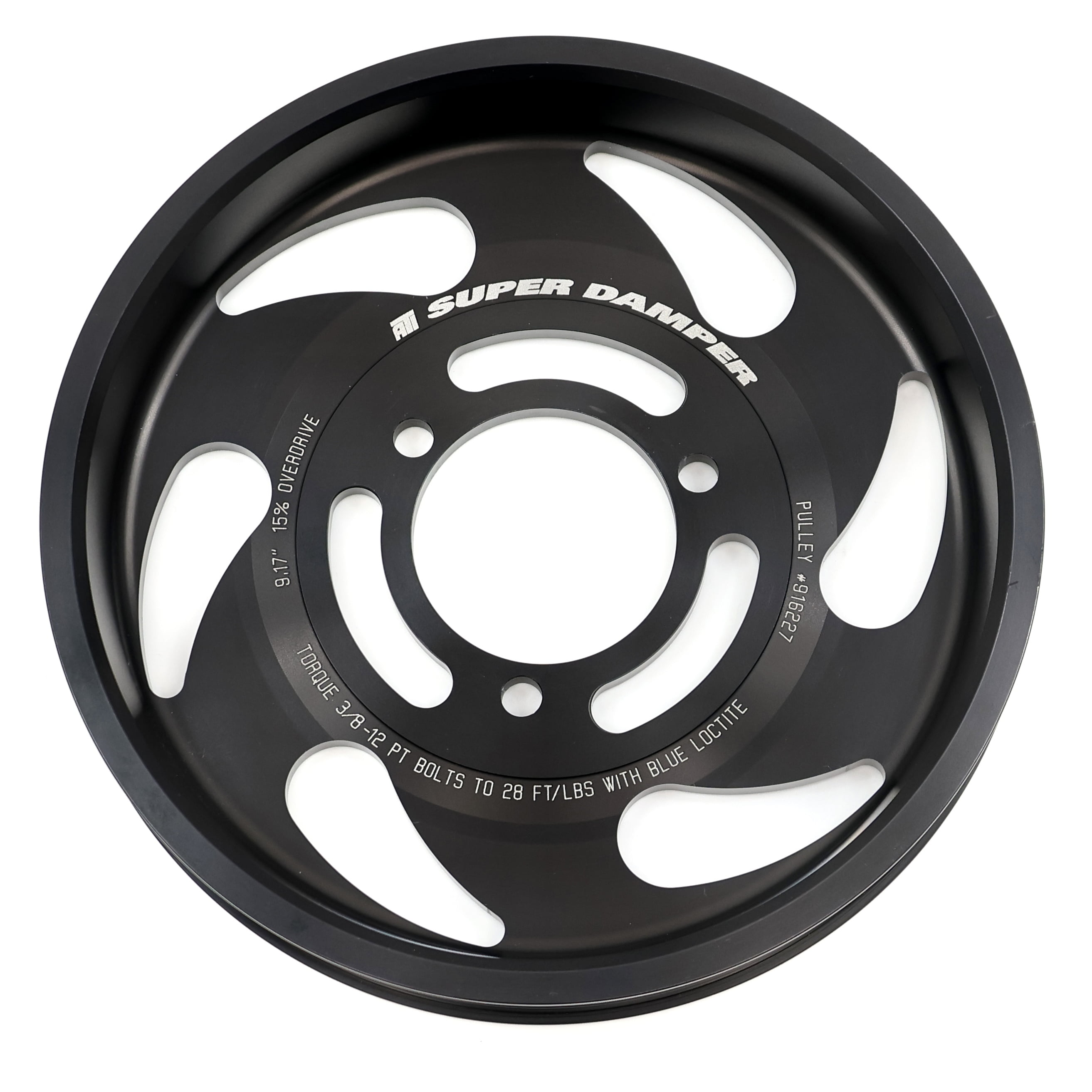 ATI 916227 17% Overdrive 8 Rib Supercharger Pulley for LSA LT4 Super ...