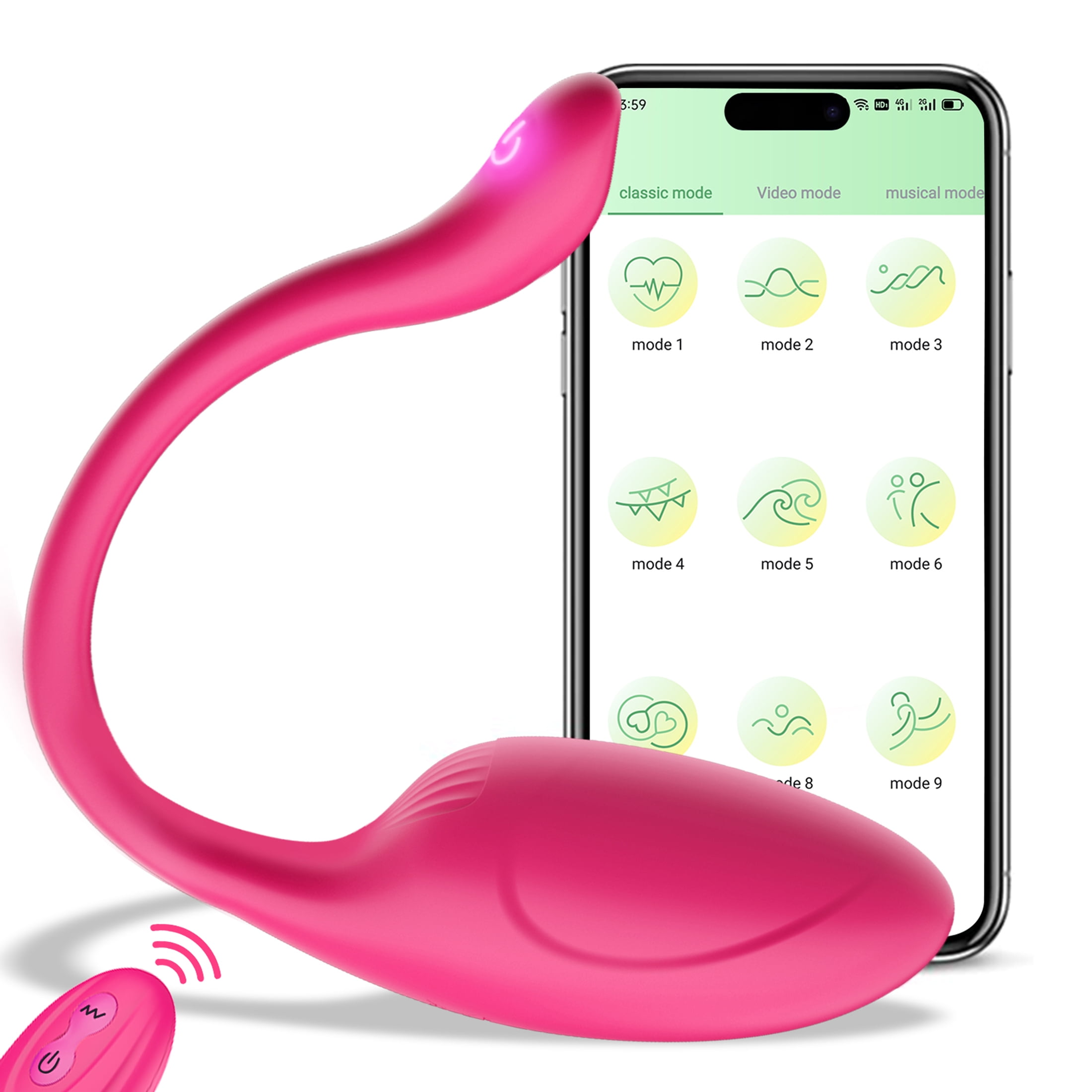 APP Remote Control G-spot Vibrator, Bluetooth Wearable Panty Couple Vibrator, More Than 10 ...