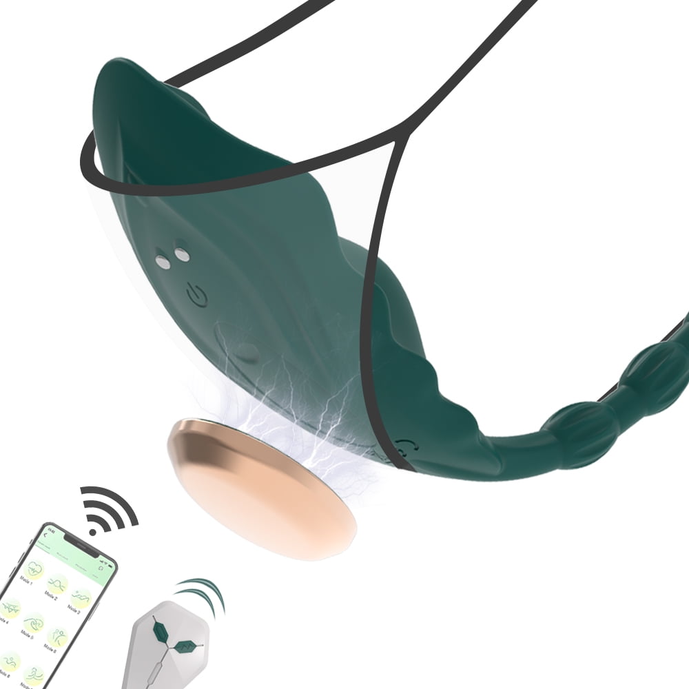 APP Remote Control Wearable Panty Vibrator with Magnetic Clip,G-Spot ...