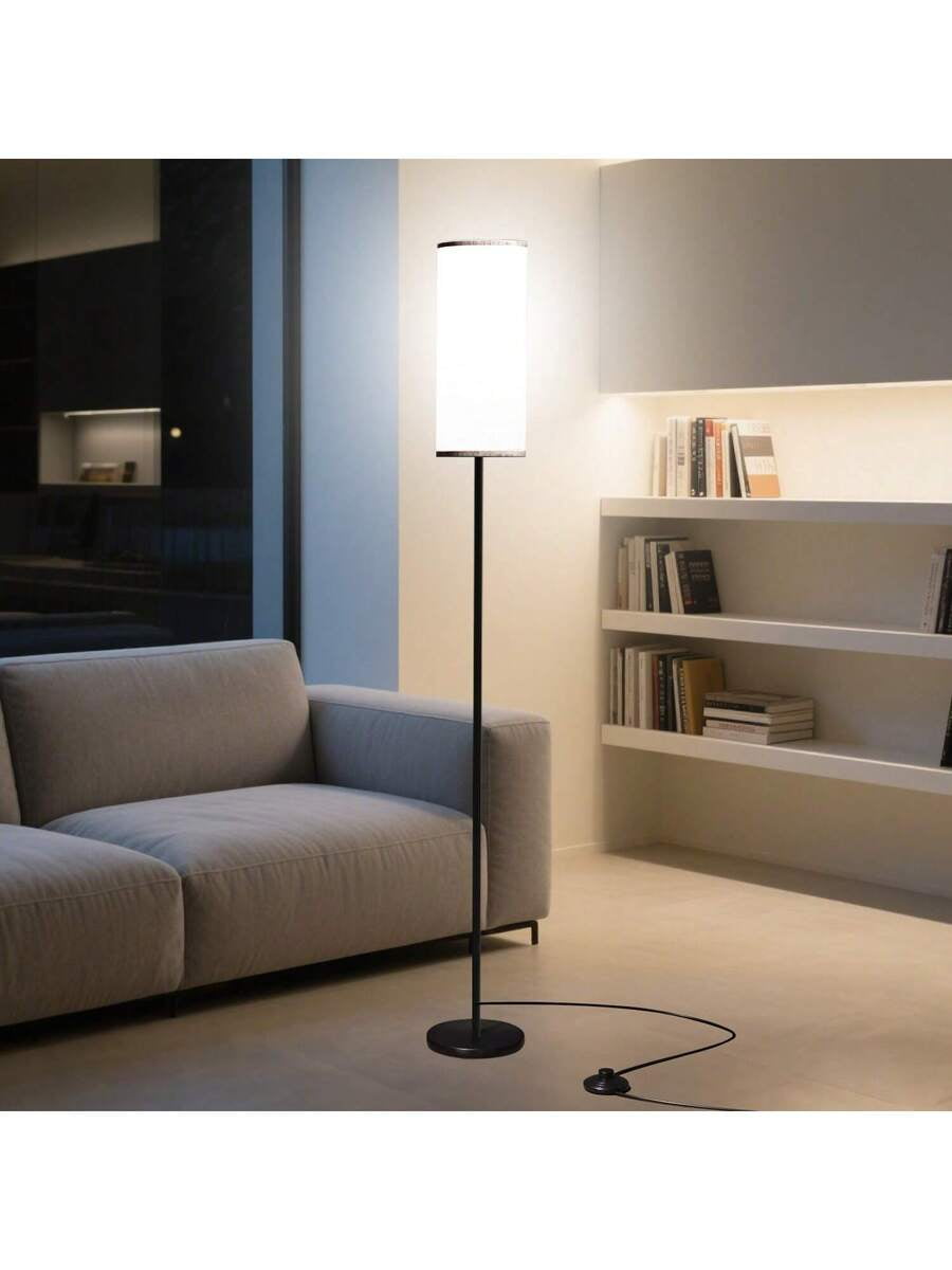 APP & Remote Controlled Floor Lamp - Foot Switch, Lamp Shade (1 Bulb ...