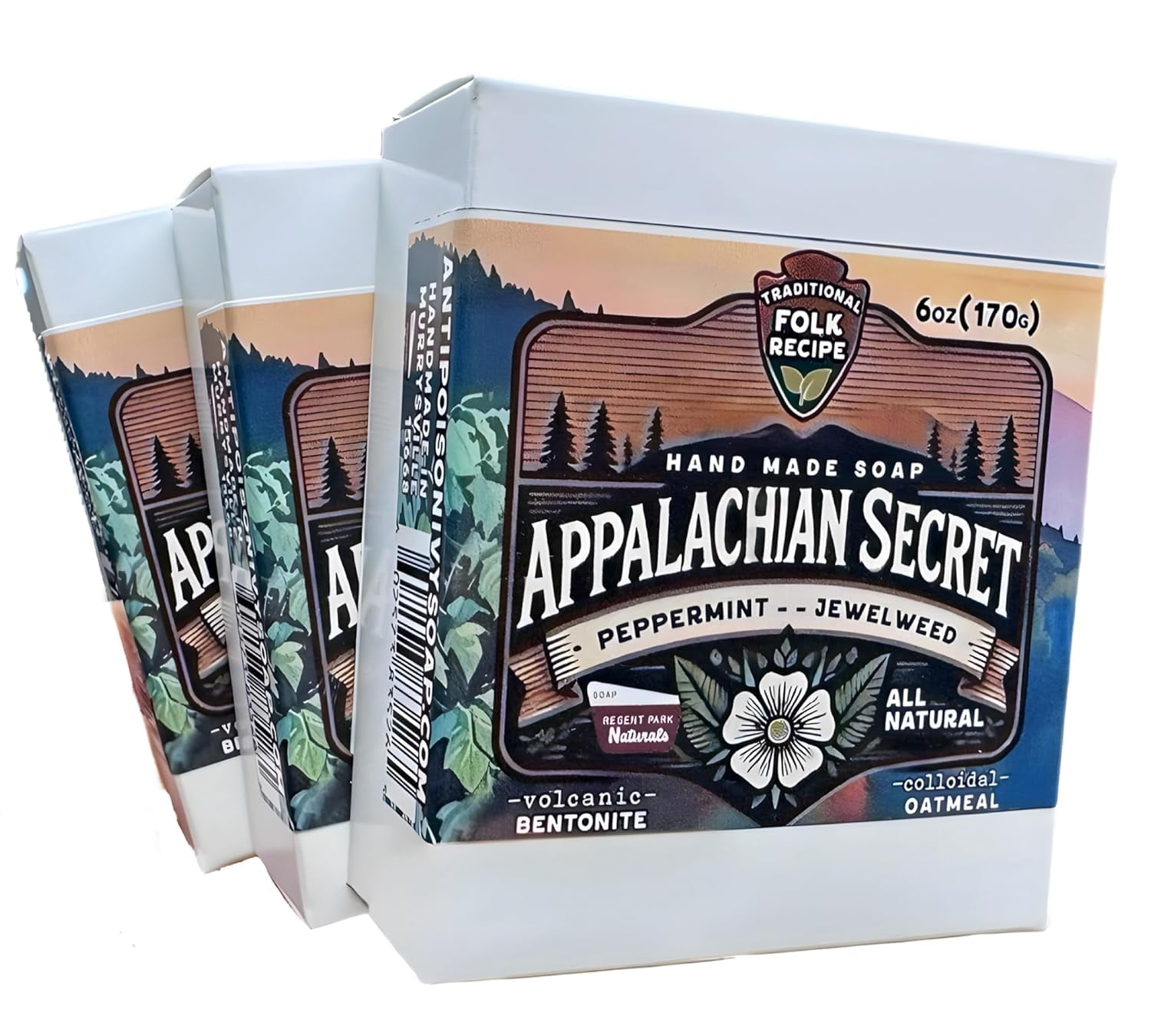 APPALACHIAN SECRET- Oatmeal Poison Soap (3 bar pack) - Jewelweed Soap ...