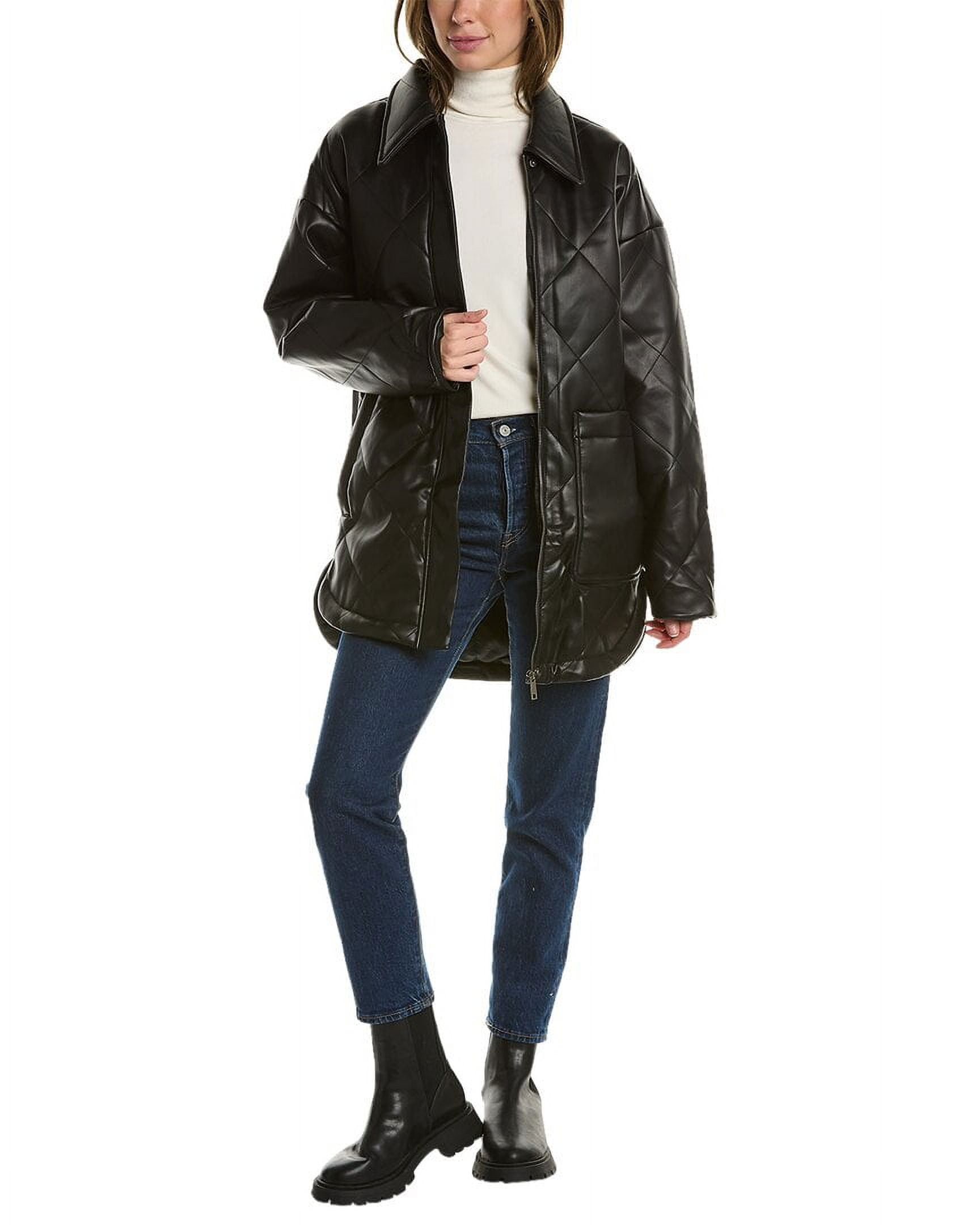 Apparis womens Stevie Oversized Quilted Shacket, s, Black - Walmart.com