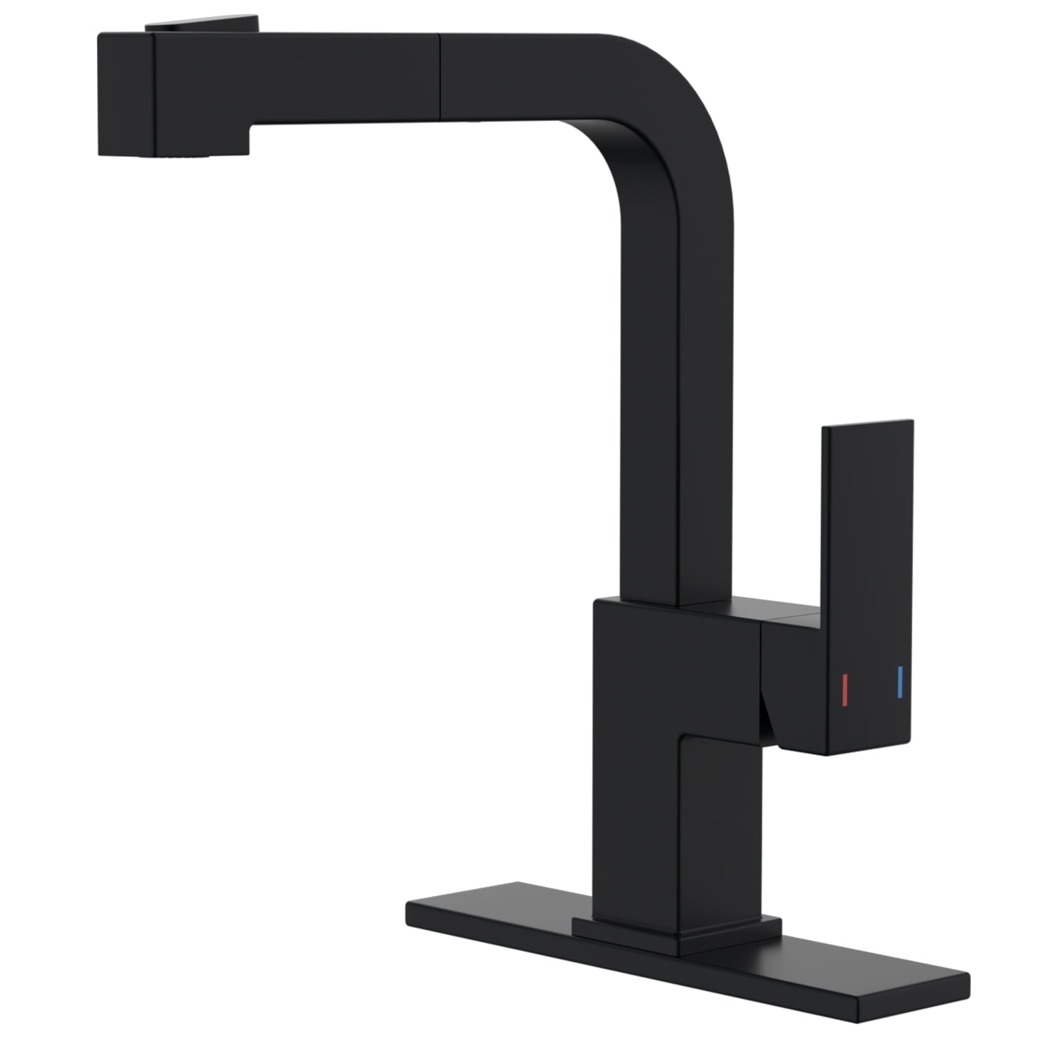 APPASO Square Kitchen Faucet, S304 Stainless Steel, with Pull Out ...
