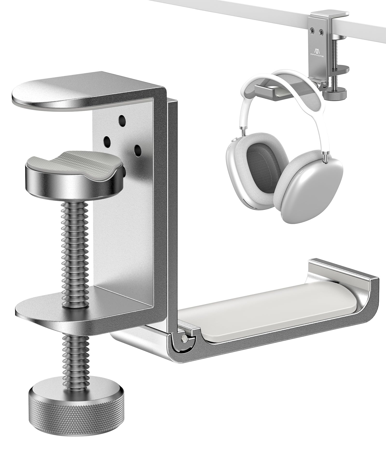 APPHOME Foldable Headphone Stand Hanger Holder, Space-Saving Aluminum ...