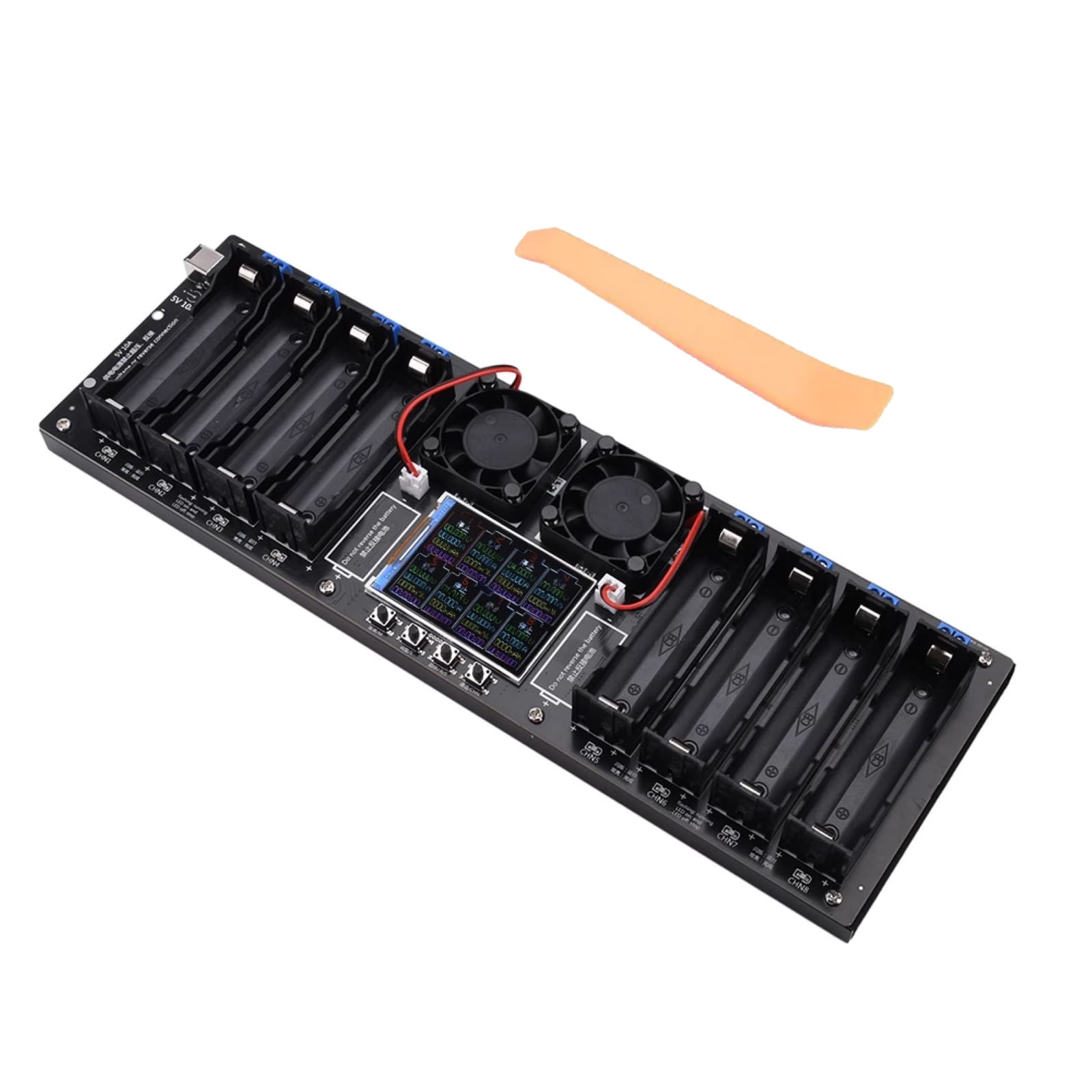 APPLAYERR 18650 Battery Tester 8 Channel Independent Charge Discharge ...