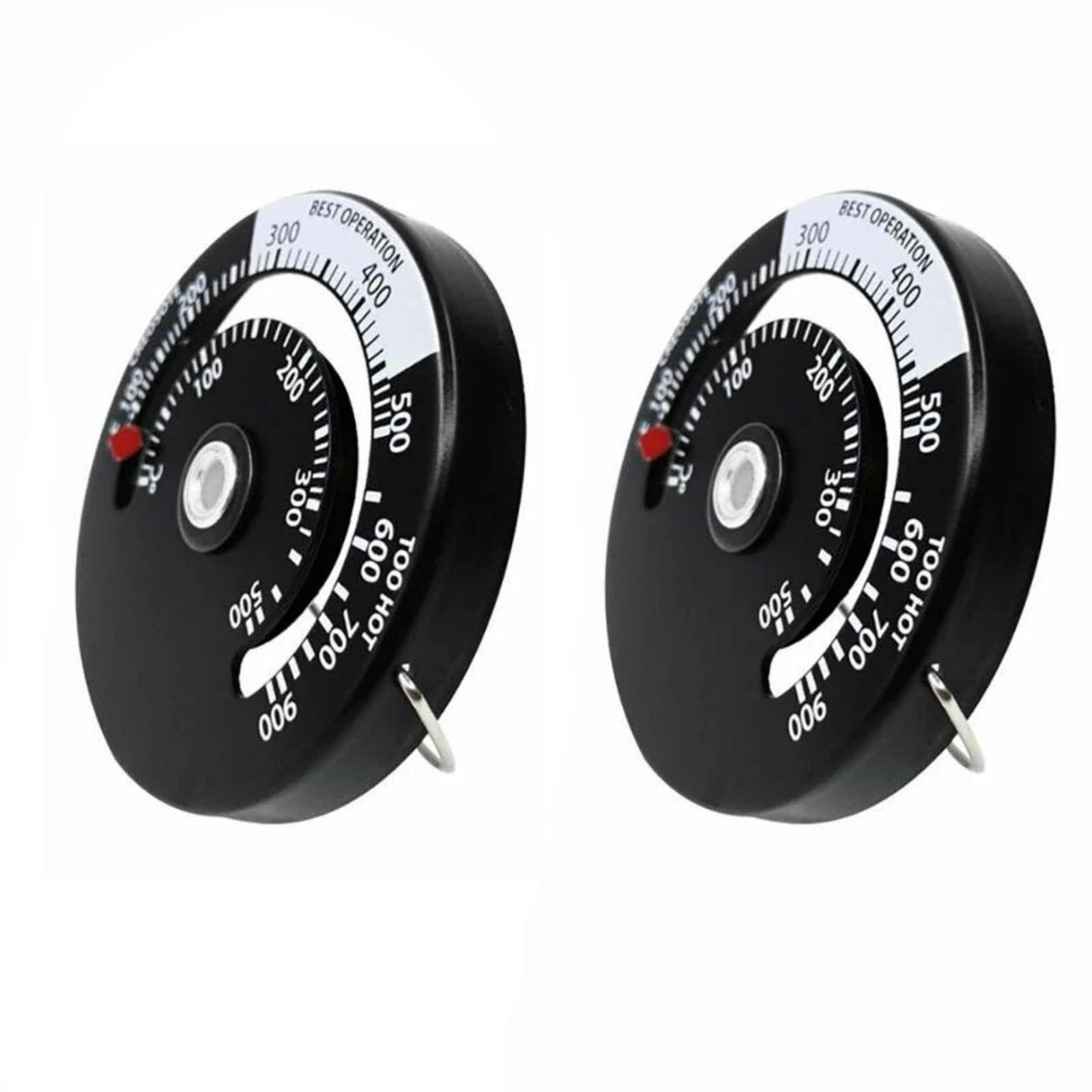 APPLAYERR 2Pcs Stove Pipe Thermometer Black Aluminum 0500℃ 100900℉ For ...
