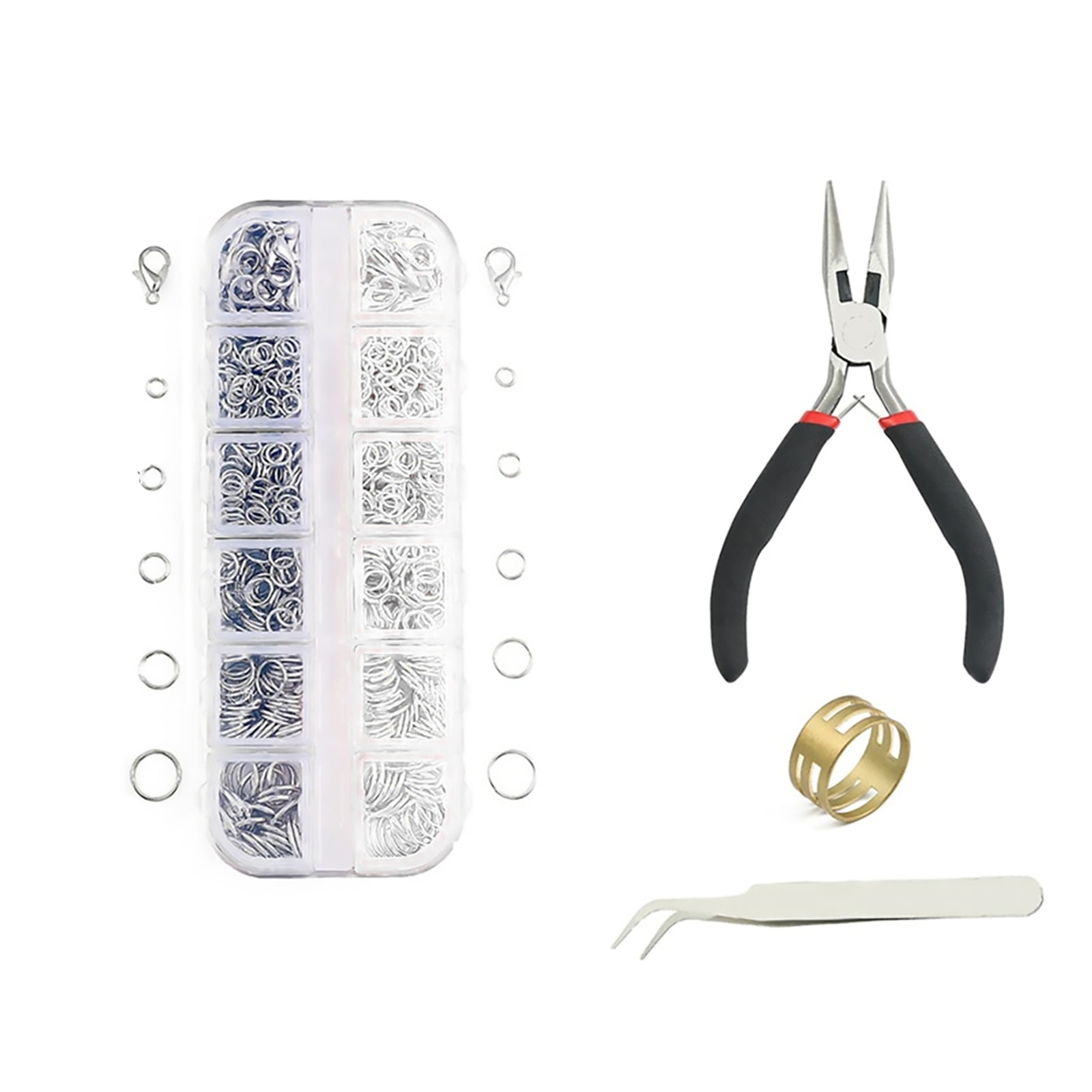 APPLAYERR Complete Jewelry Starter Kit with Lobster Clasps & Jump Rings ...