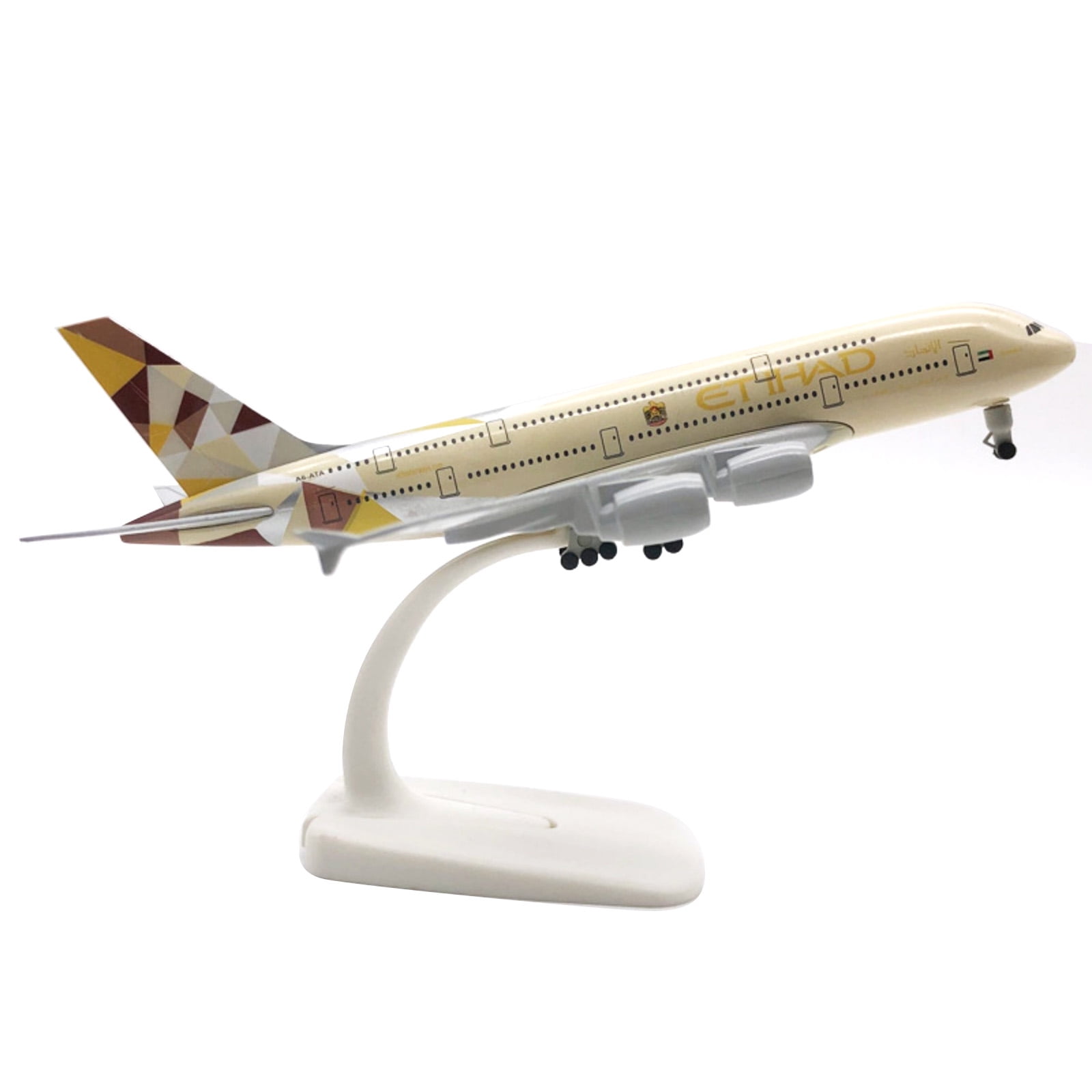 APPLAYERR Decorate with Precision Etihad A380 Diecast Airplane Model ...