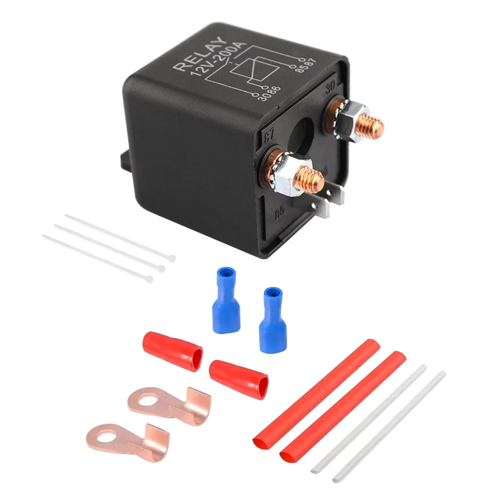 APPLAYERR Heavy Duty 200A Relay Switch 12V Coil Wide Temperature Range ...