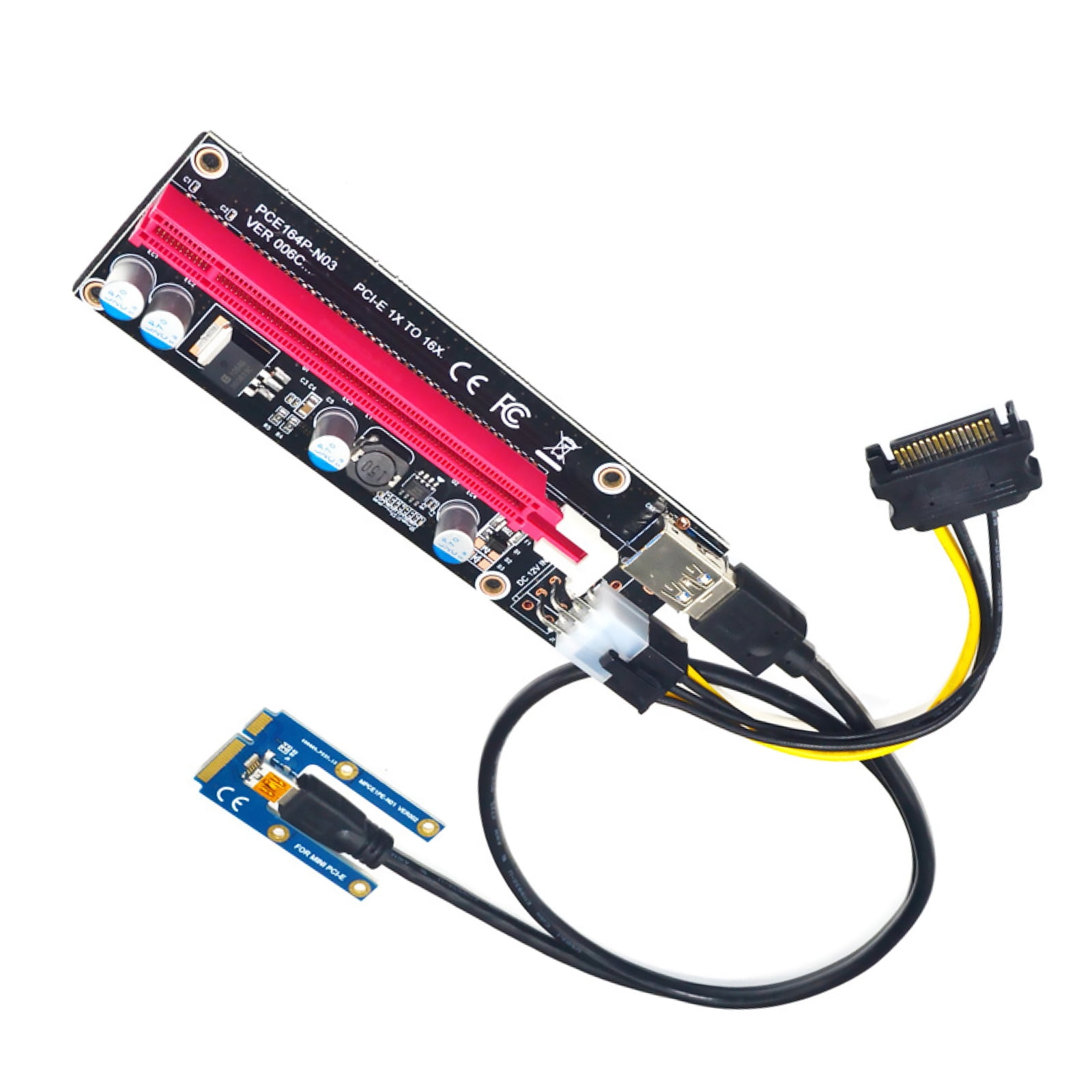 APPLAYERR PCI-E 16x Slot Adapter with USB 3.0 Cable Stable Signal, Easy ...