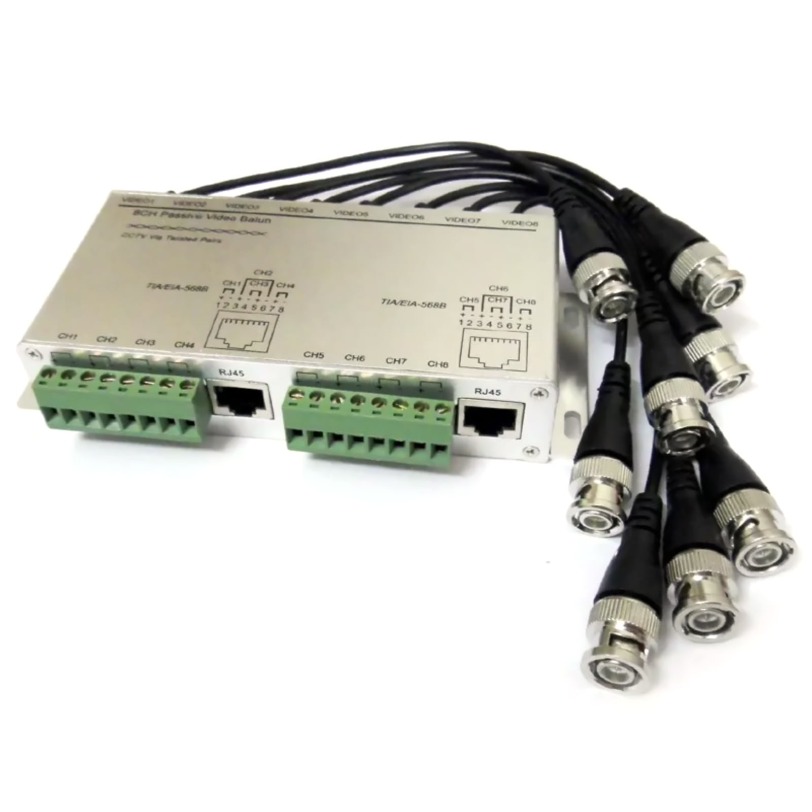 APPLAYERR Passive 8 Channel Twisted Pair Transmitter for CCTV ...