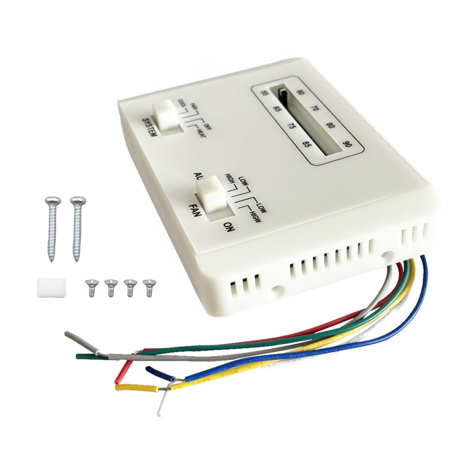 APPLAYERR Plastic RV Thermostat with Flexible Temp Control, Ideal for ...