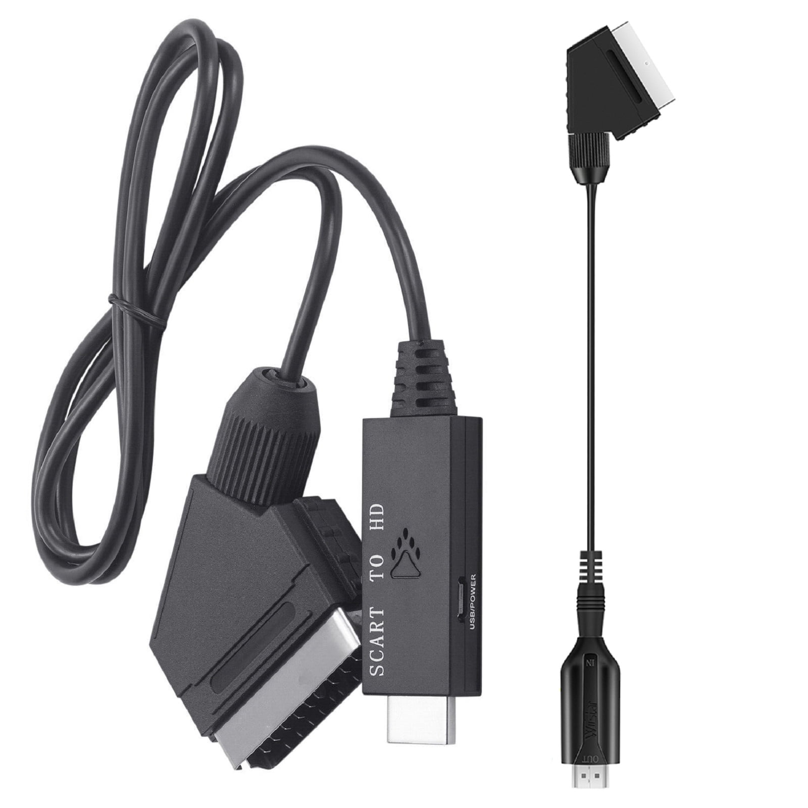 APPLAYERR Portable SCART to HD Adapter No Drivers Needed, Converts HD ...