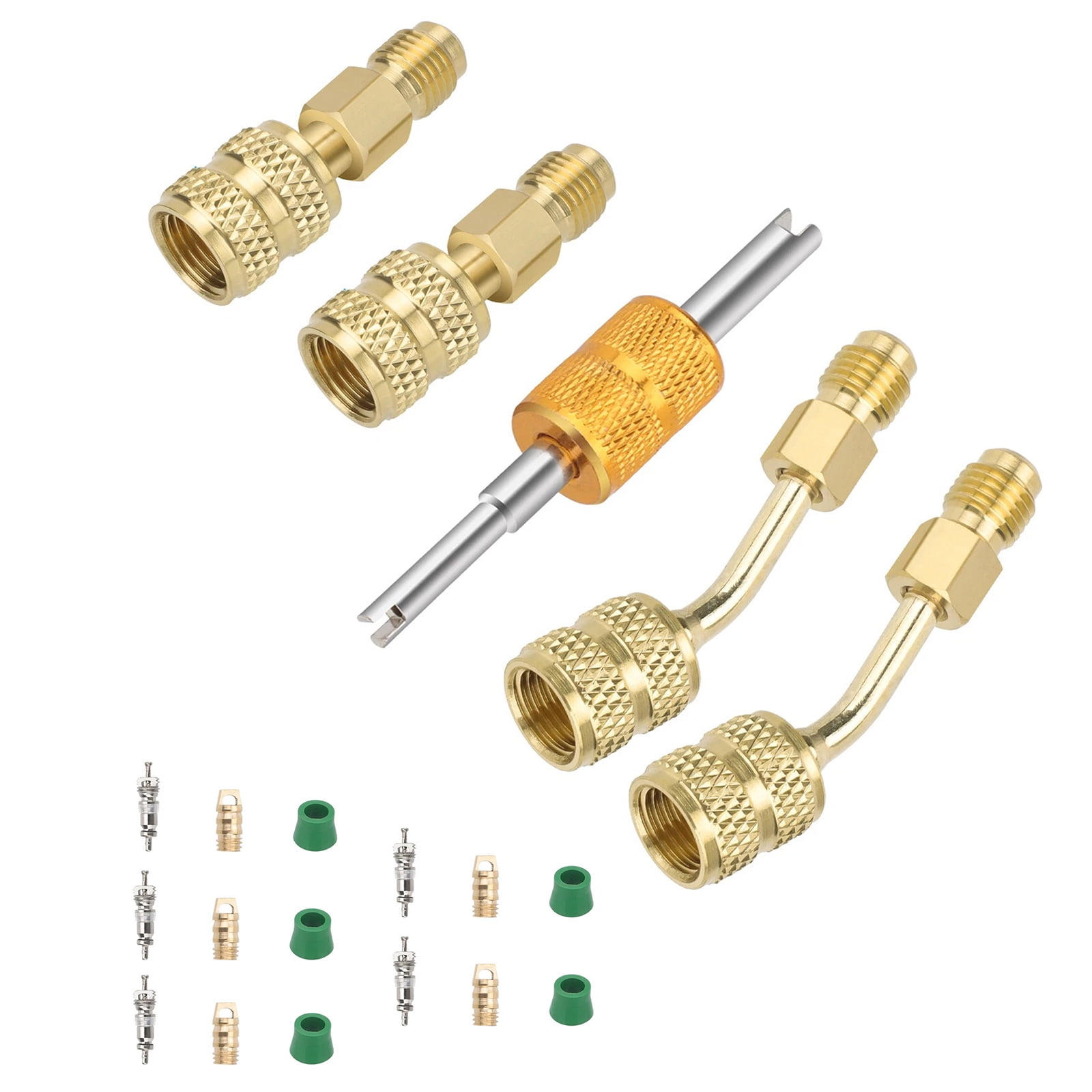 APPLAYERR R410A Adapter Set Brass Rubber Material With Valve Cores ...