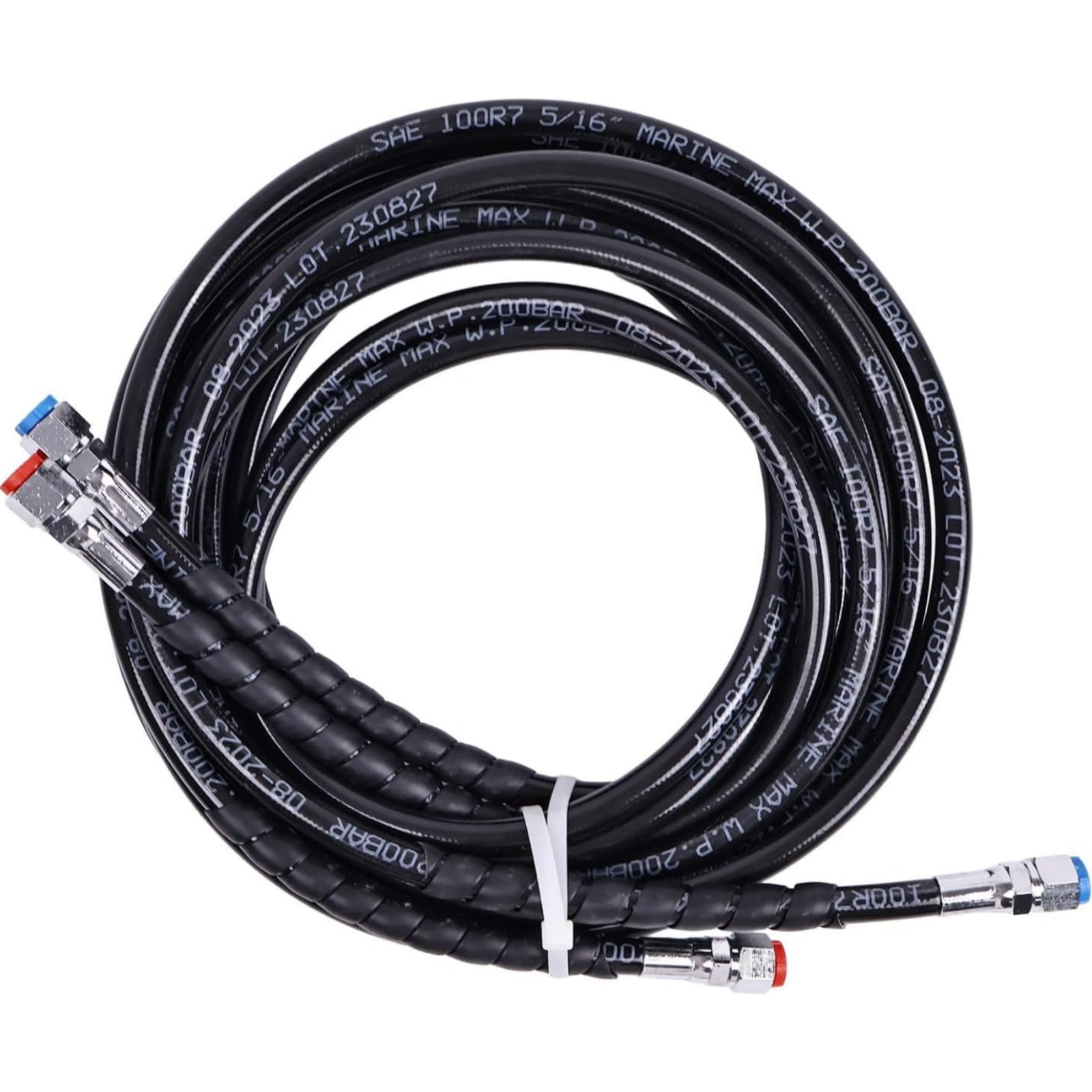 APPLAYERR Steering Hose Kit 20FT Hydraulic Rubber Replaces HO5120 ...
