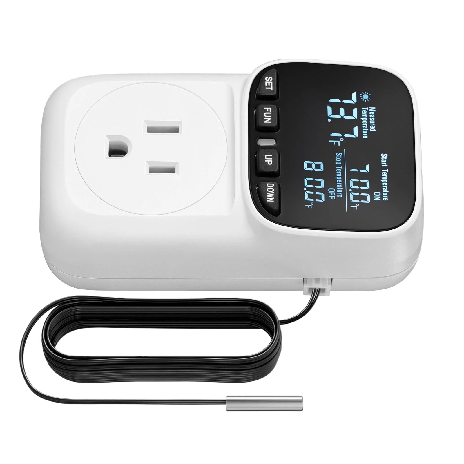 APPLAYERR Temperature Controller Plug For Reptile Rooms Incubators 16A ...