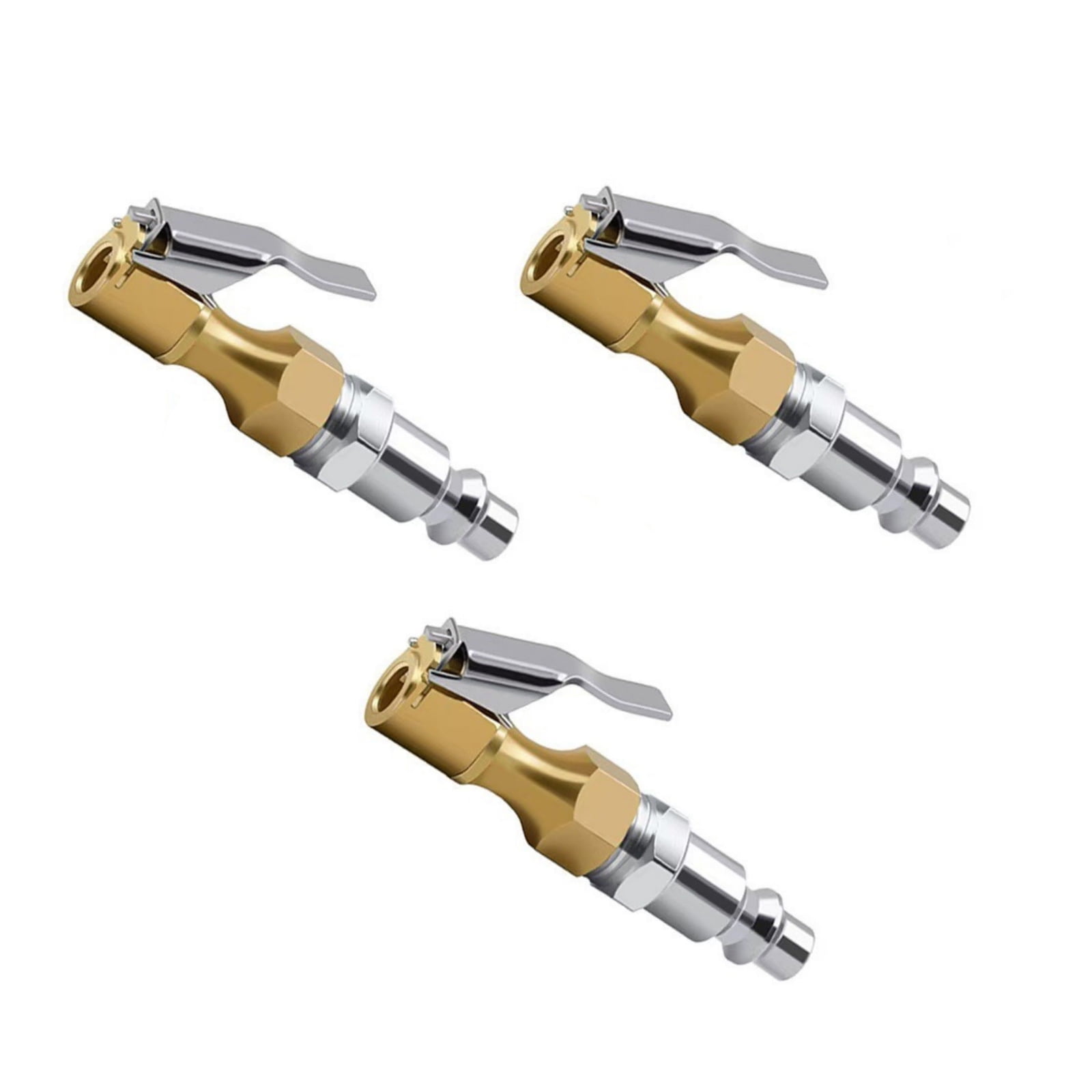 APPLAYERR Tire Inflator Air Chuck Set 3 Pcs 1/4 NPT Lock-On 250 PSI ...