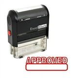 APPROVED Self Inking Rubber Stamp - Red Ink (42A1539WEB-R) - Walmart.com